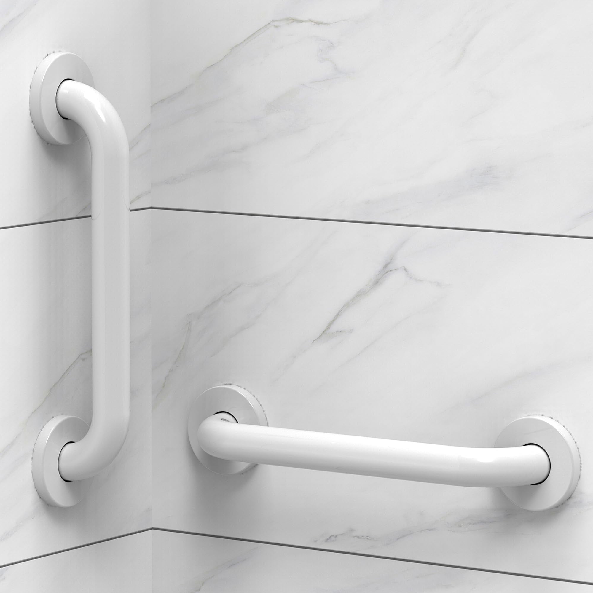 ADA Compliant Bath Safety Grab Bars, 1-1/4 x 12 Inch Stainless Steel ...