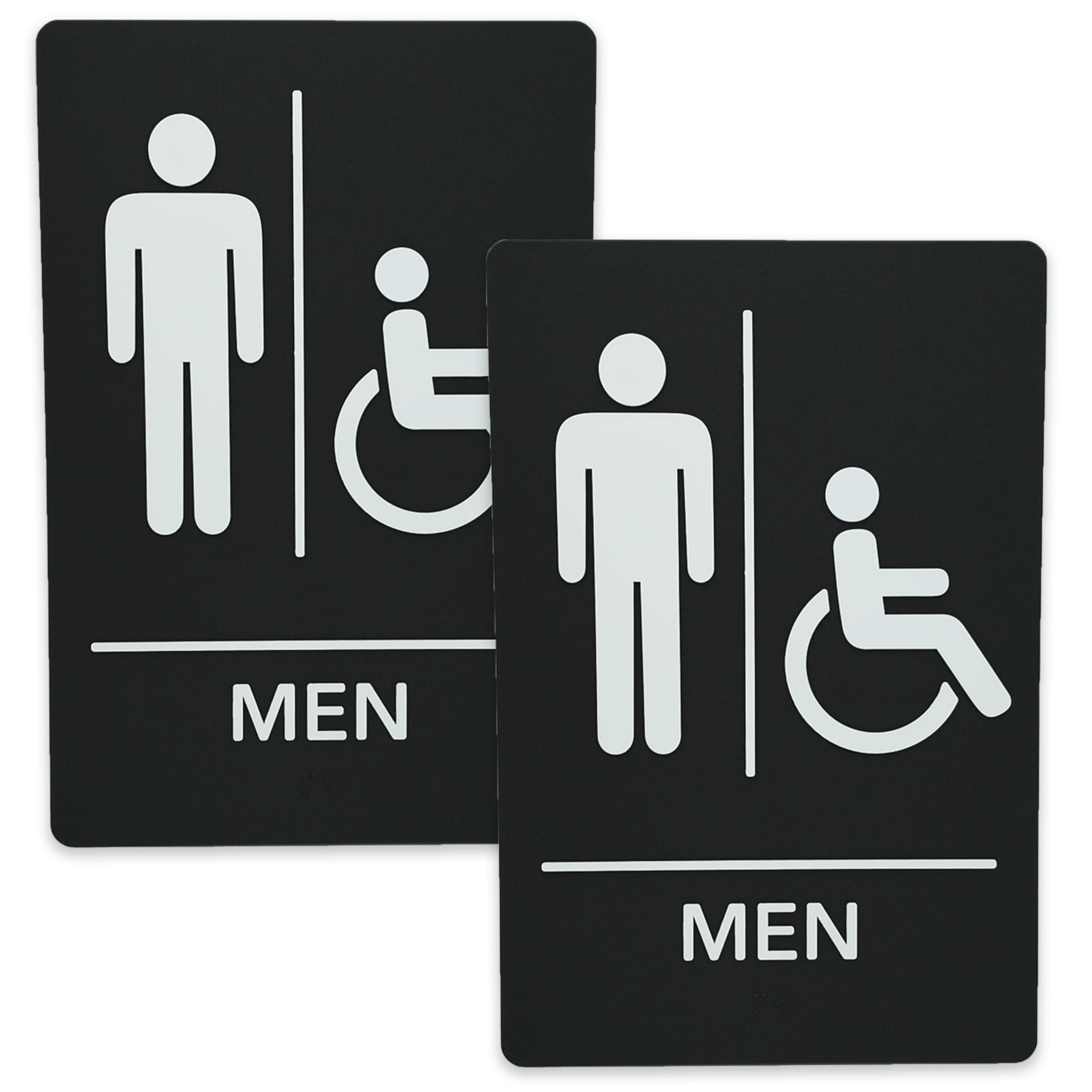 JPPlus ADA-Compliant Braille Signs Featuring Grade 2 Braille & Raised ...