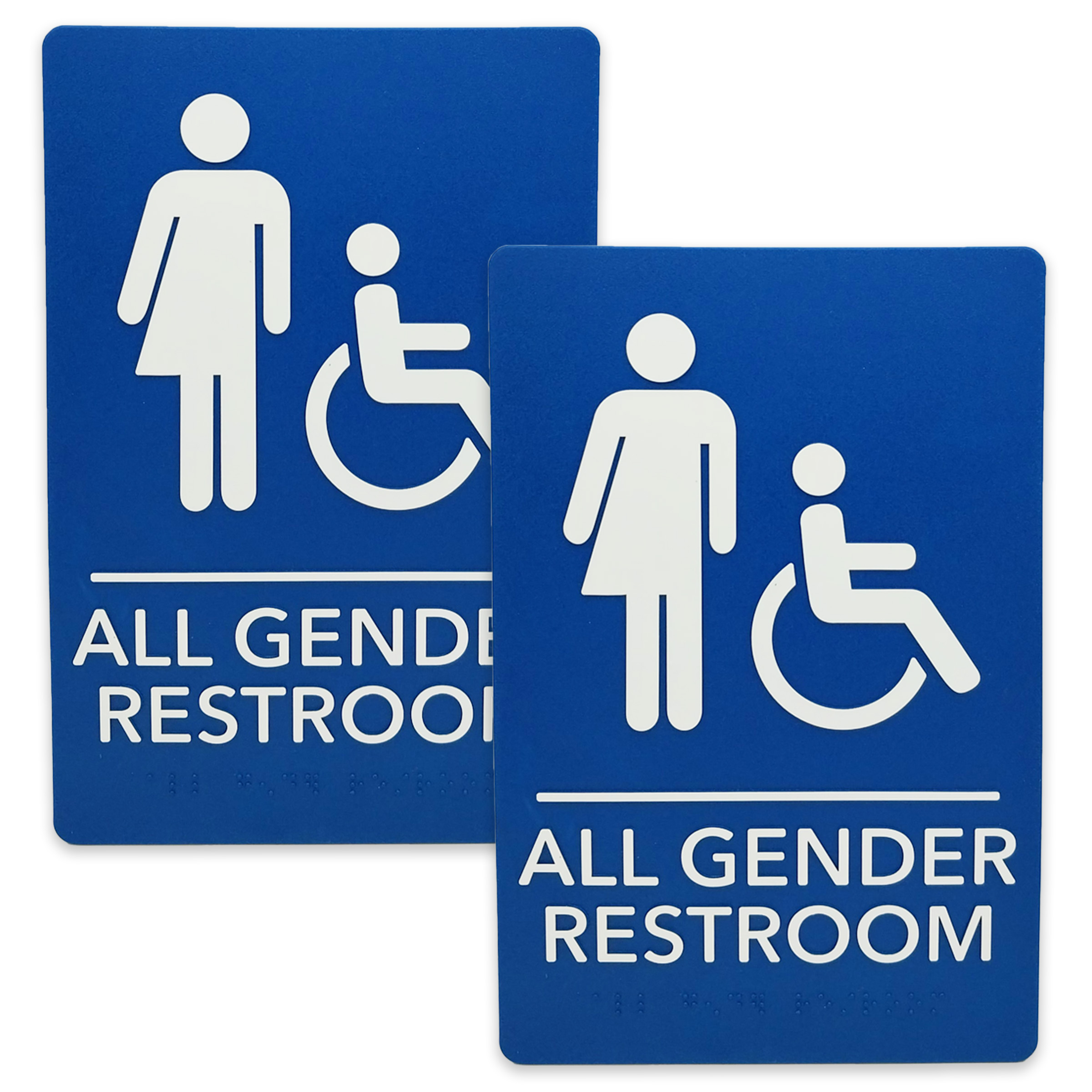 JPPlus ADA-Compliant Braille Signs Featuring Grade 2 Braille & Raised ...
