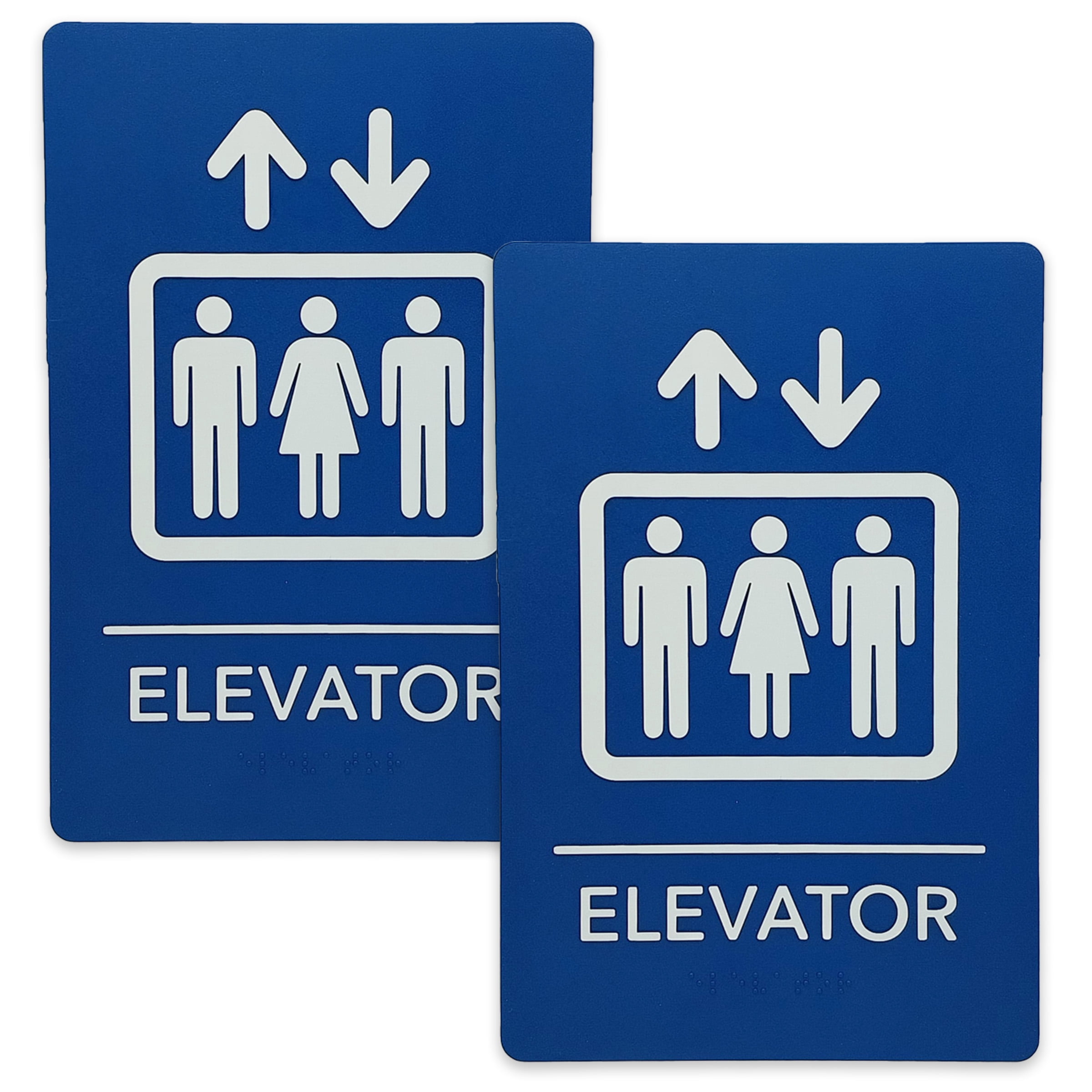 JPPlus ADA-Compliant Braille Signs Featuring Grade 2 Braille & Raised ...