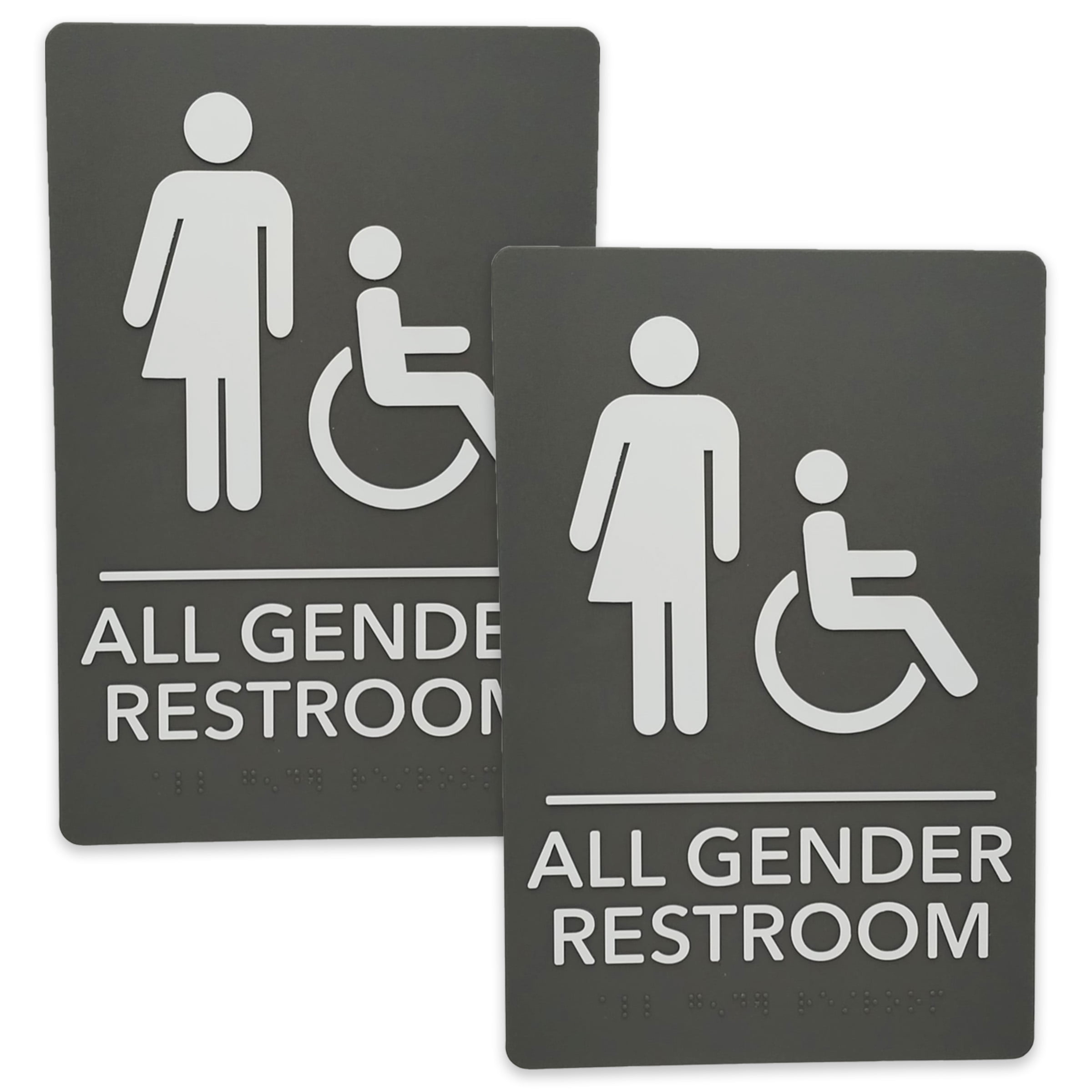 JPPlus ADA-Compliant Braille Signs Featuring Grade 2 Braille & Raised ...