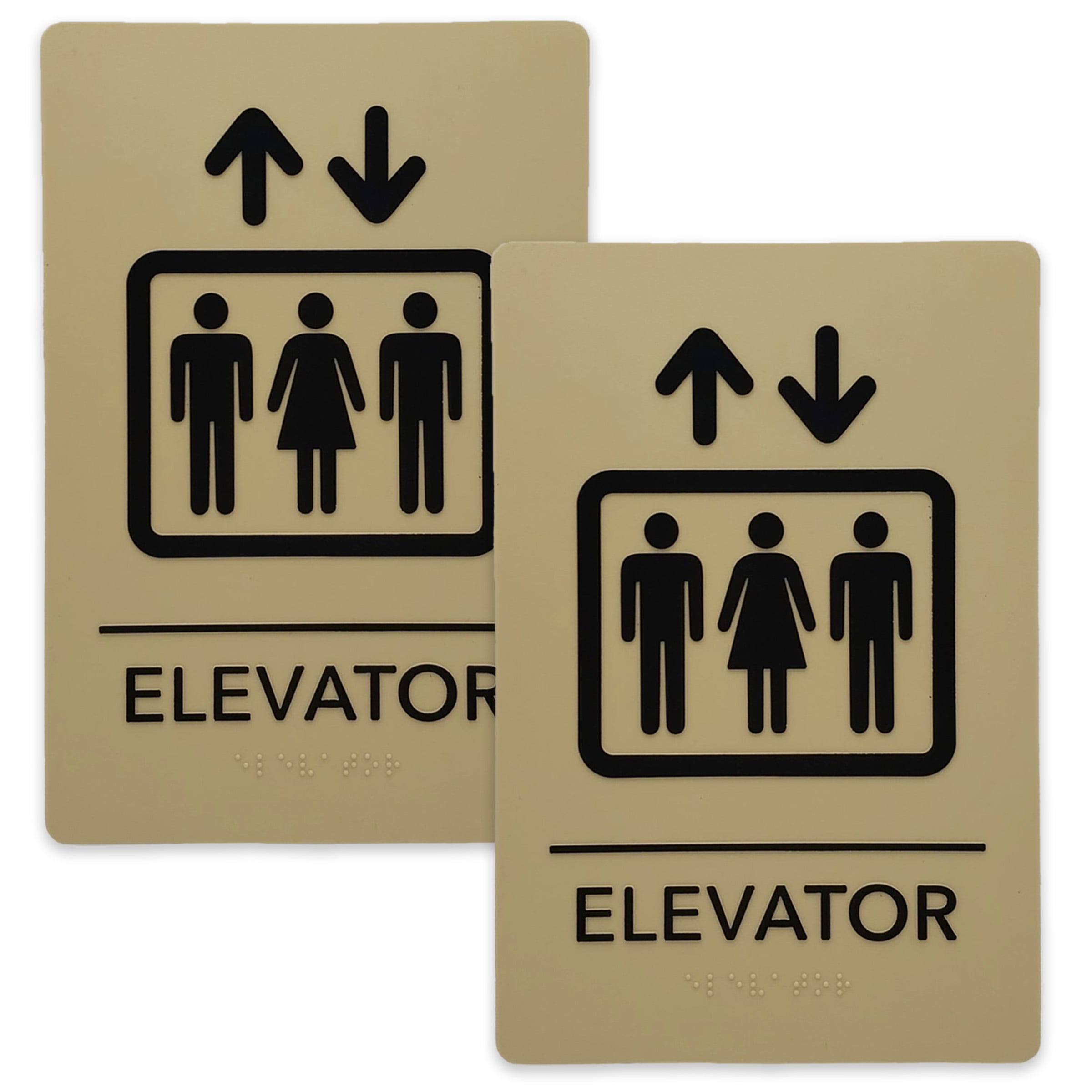 JPPlus ADA-Compliant Braille Signs Featuring Grade 2 Braille & Raised ...