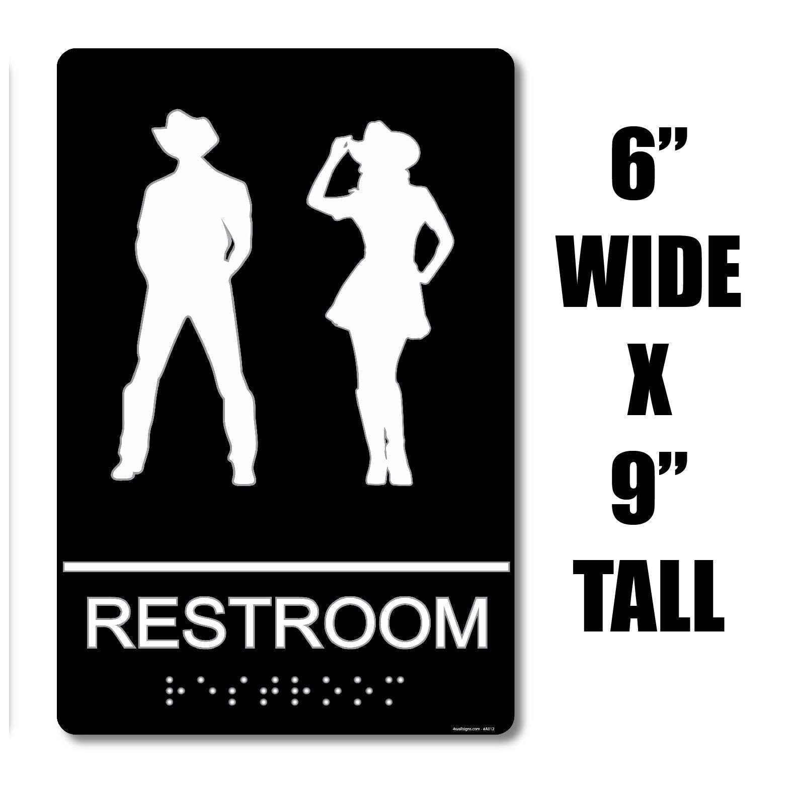 ADA Compliant “Honky Tonk" - Country Themed Unisex Restroom / Bathroom ...