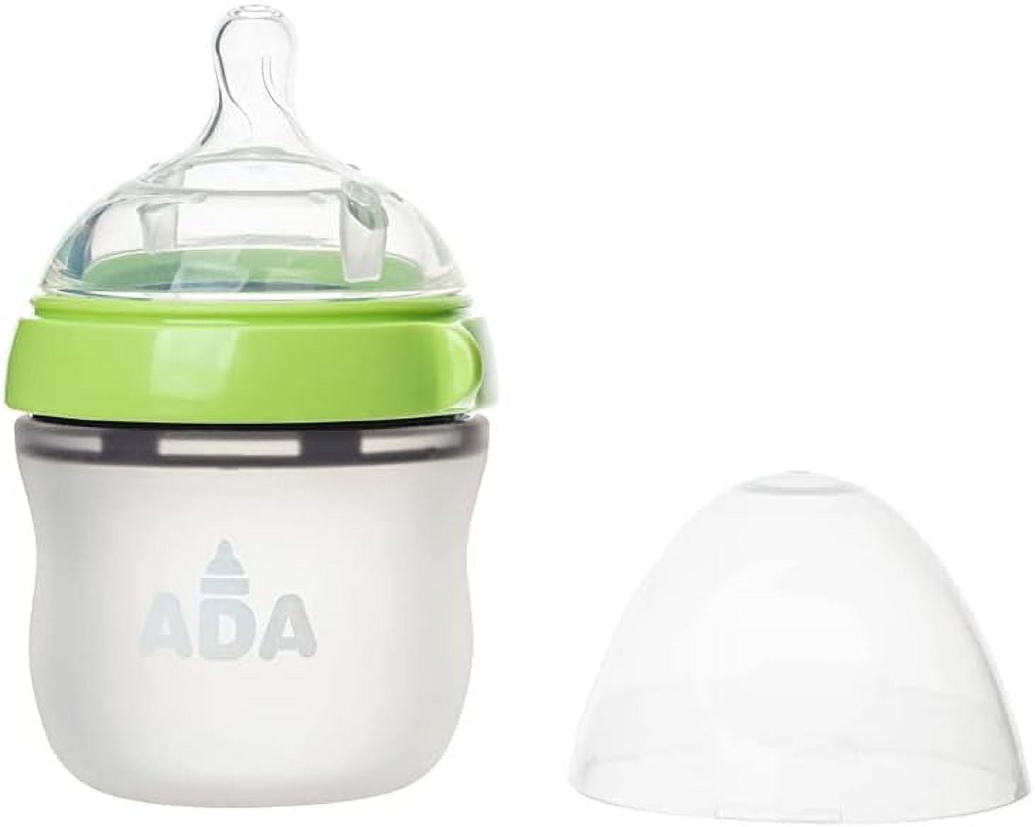 ADA Silicone Baby Bottle. Anti-Colic ,BPA Free. 5 oz ( 2 Pack ...