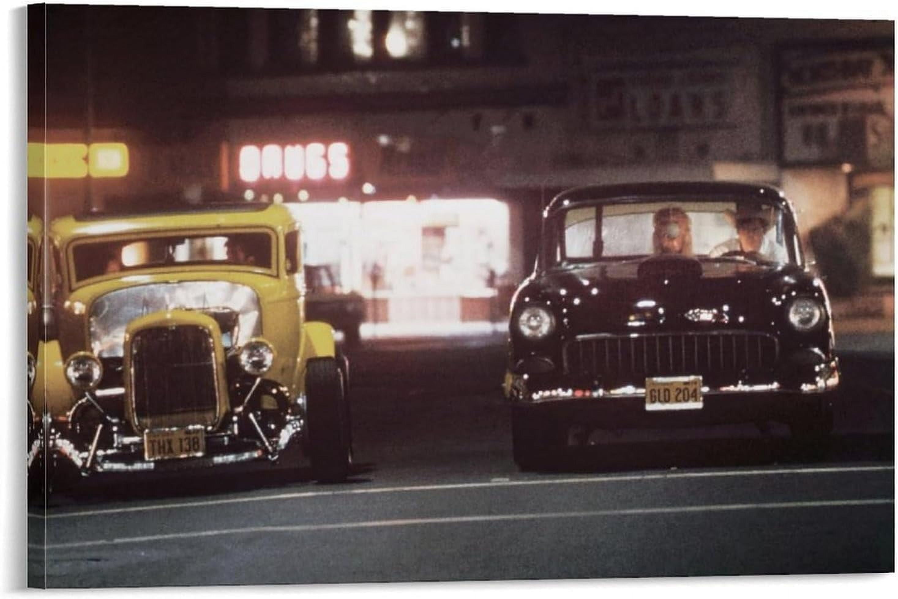 ADALE 70S Movie Posters American Art Graffiti 1973 Classic Scene ...