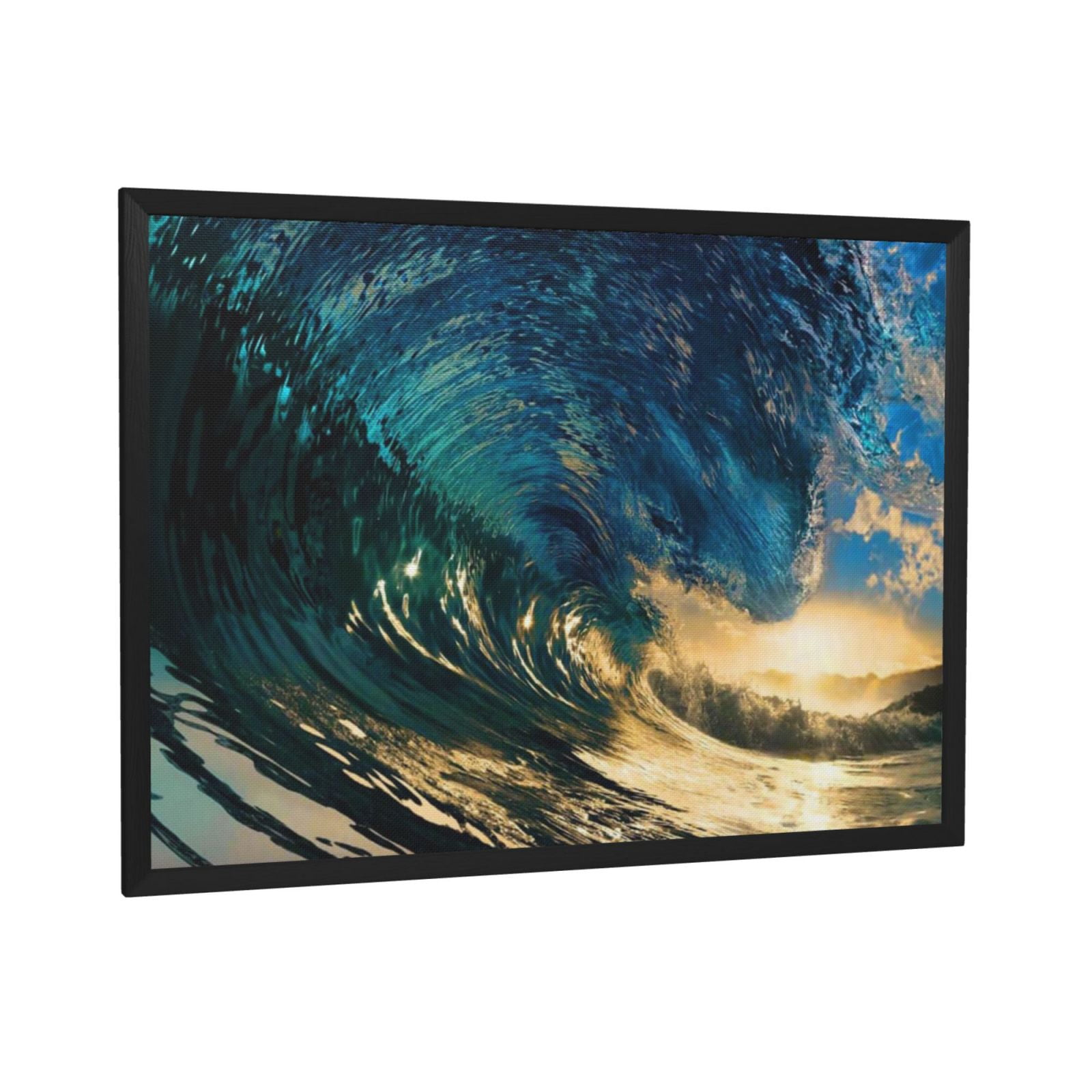 ADALE Abstract Beach Path Artwork Picture: Coastal Painting Ocean ...