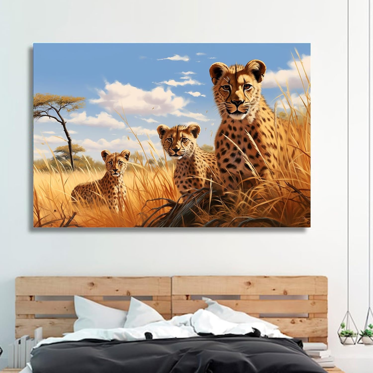 ADALE Abstract Elephant Wall Art Modern Animal Natural Elephant Picture ...