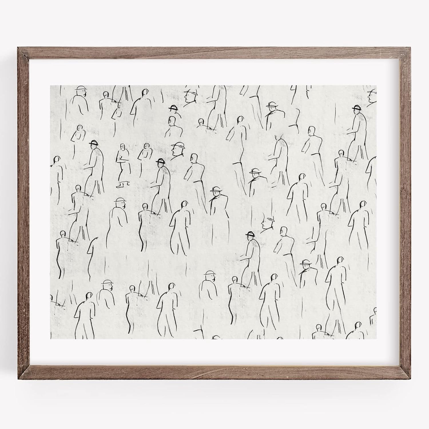 ADALE Abstract Landscape Canvas Wall Art for Living Room Vintage ...