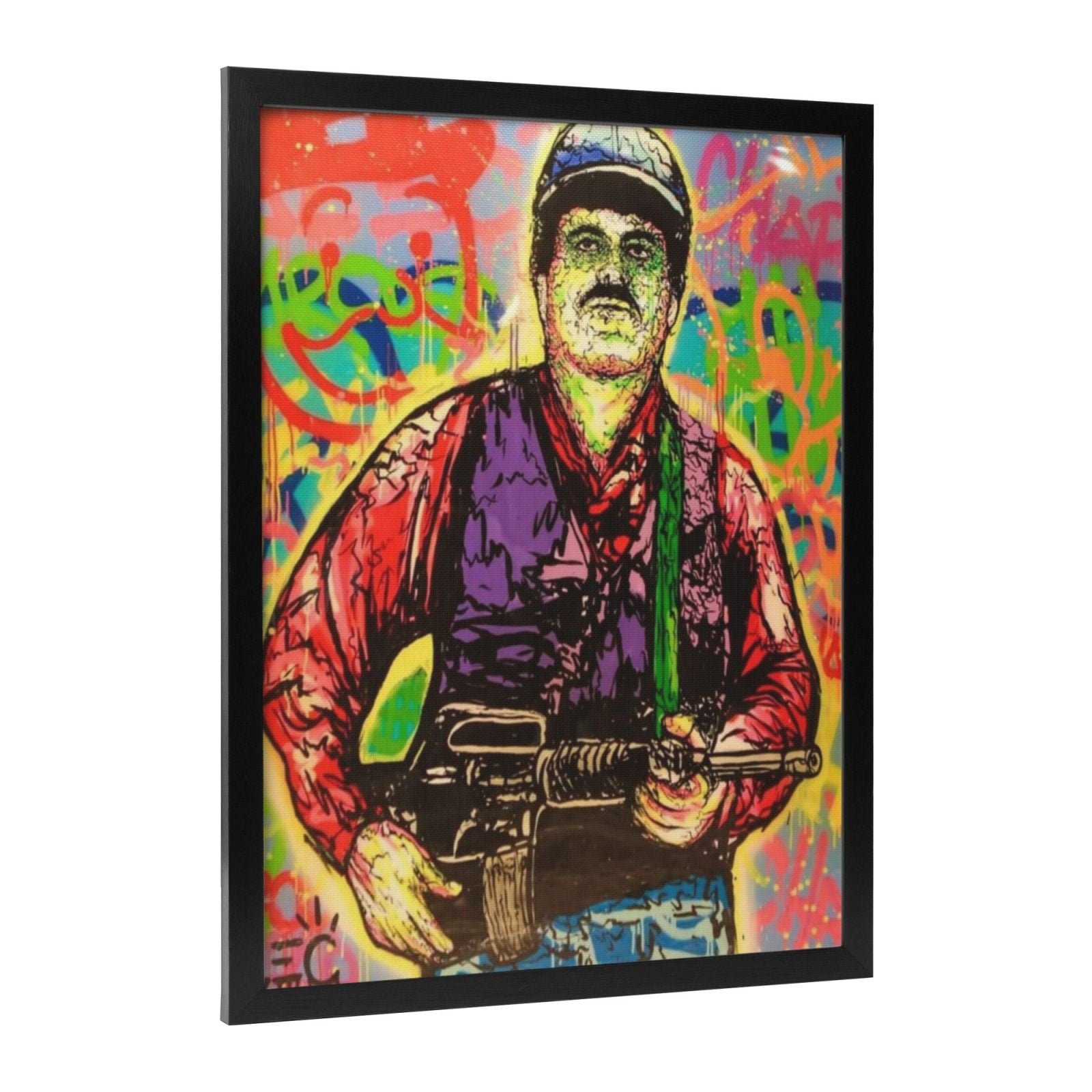 ADALE Alec-Monopolys Graffiti El Chapo Canvas Art Poster And Wall Art ...