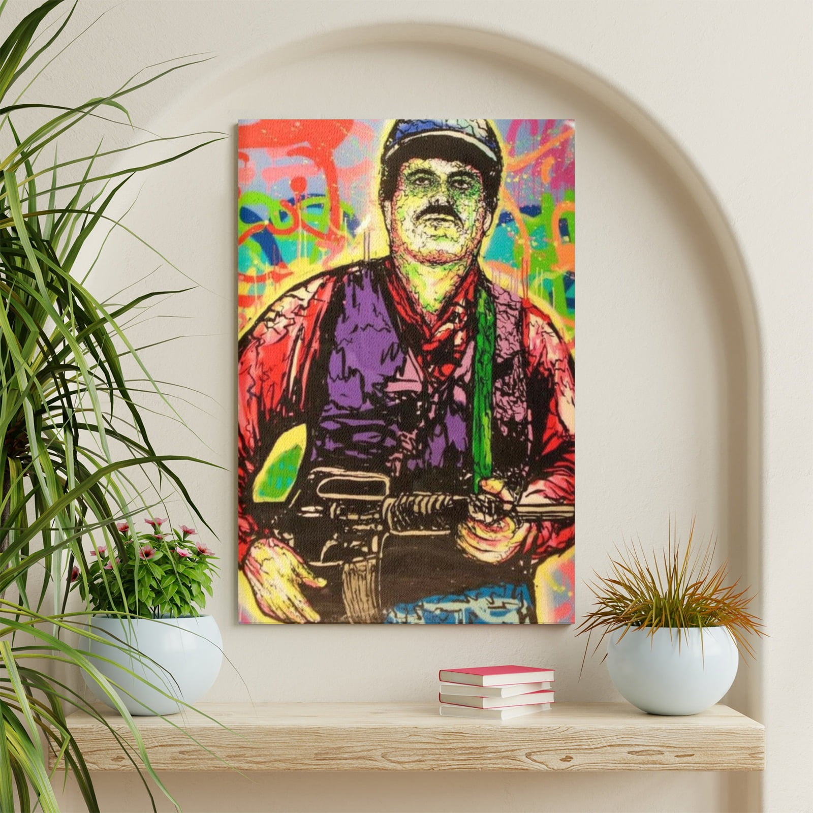 ADALE Alec-Monopolys Graffiti El Chapo Canvas Art Poster And Wall Art ...