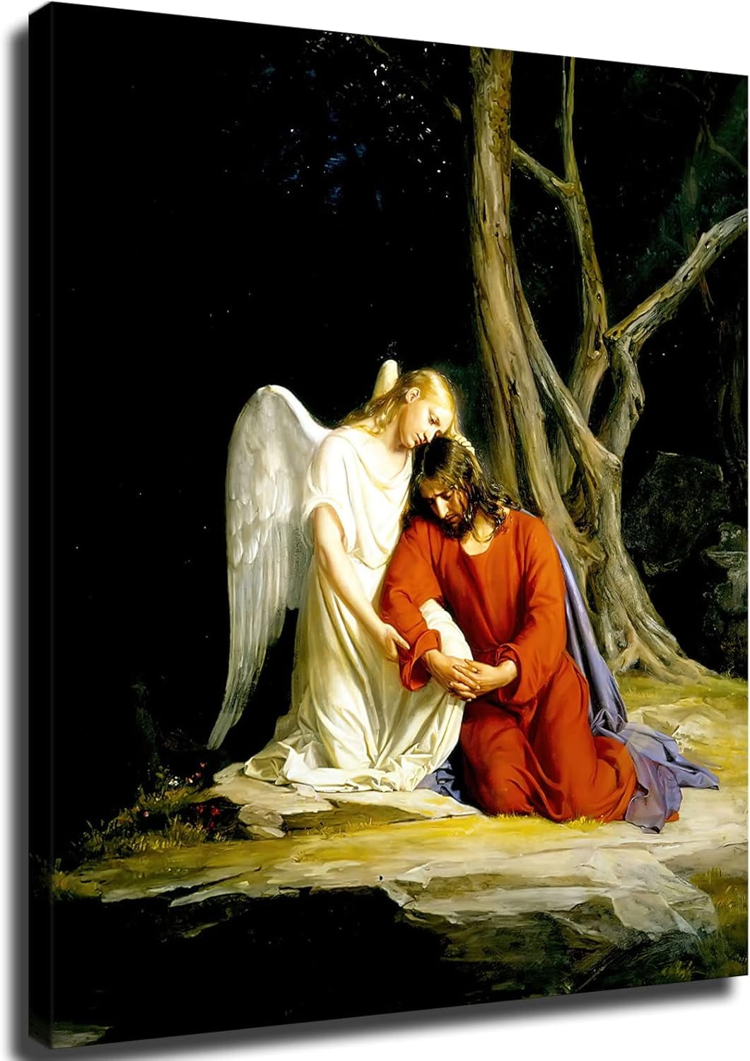 ADALE Angel Comforting Jesus Before His Arrest in The Garden of ...