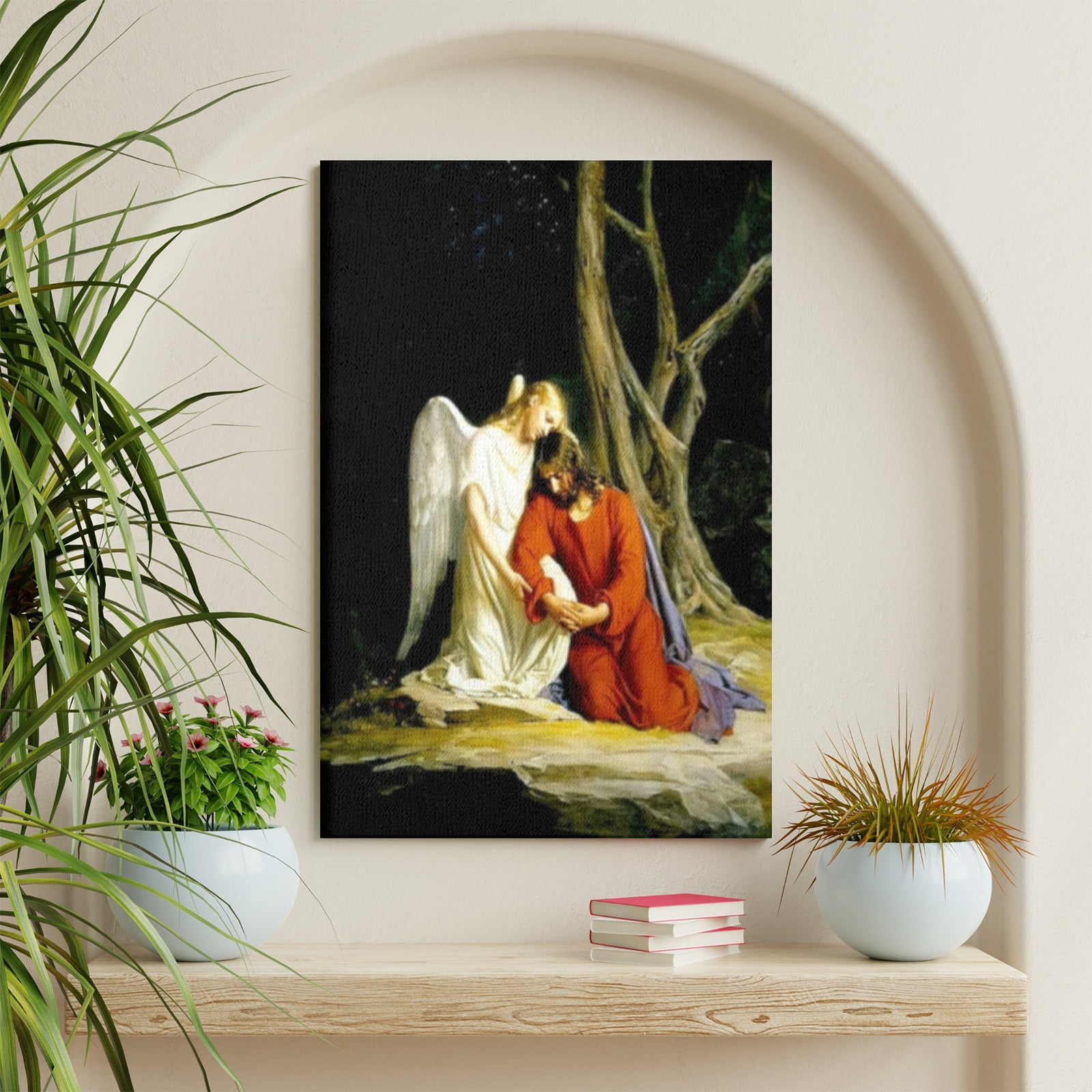 ADALE Angel Comforting Jesus Before His Arrest in The Garden of ...