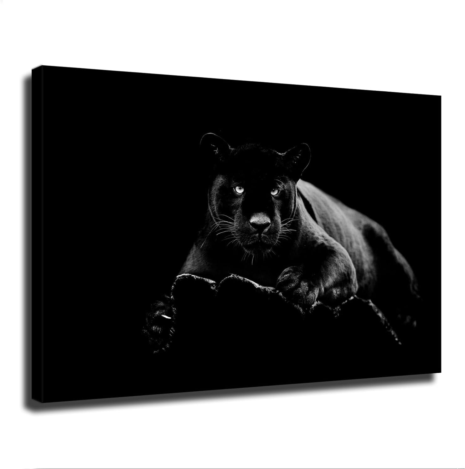 ADALE Animal Wall Art Black Panther Canvas Decorative Painting Poster ...