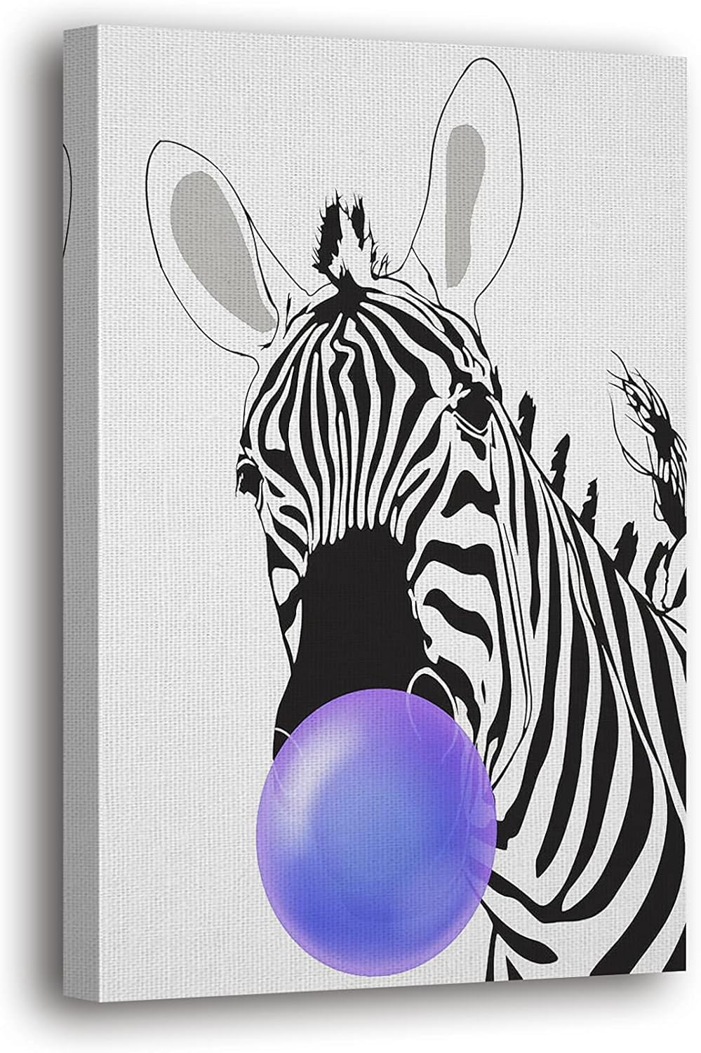 ADALE Animals Blowing Bubble Gum Wall Art for Farmhouse Bathroom Decor ...