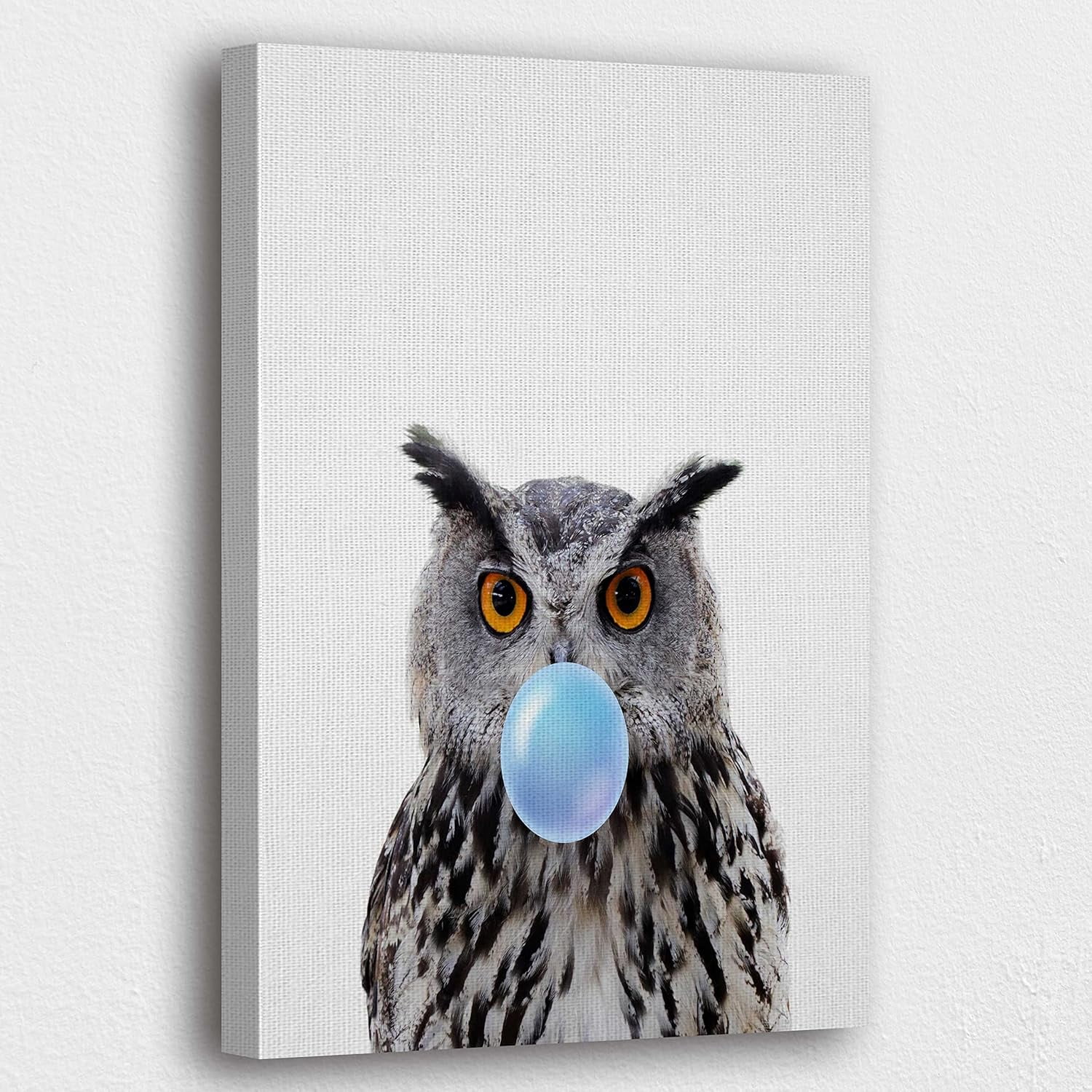 ADALE Animals Blowing Bubble Gum Wall Art for Farmhouse Bathroom Decor ...