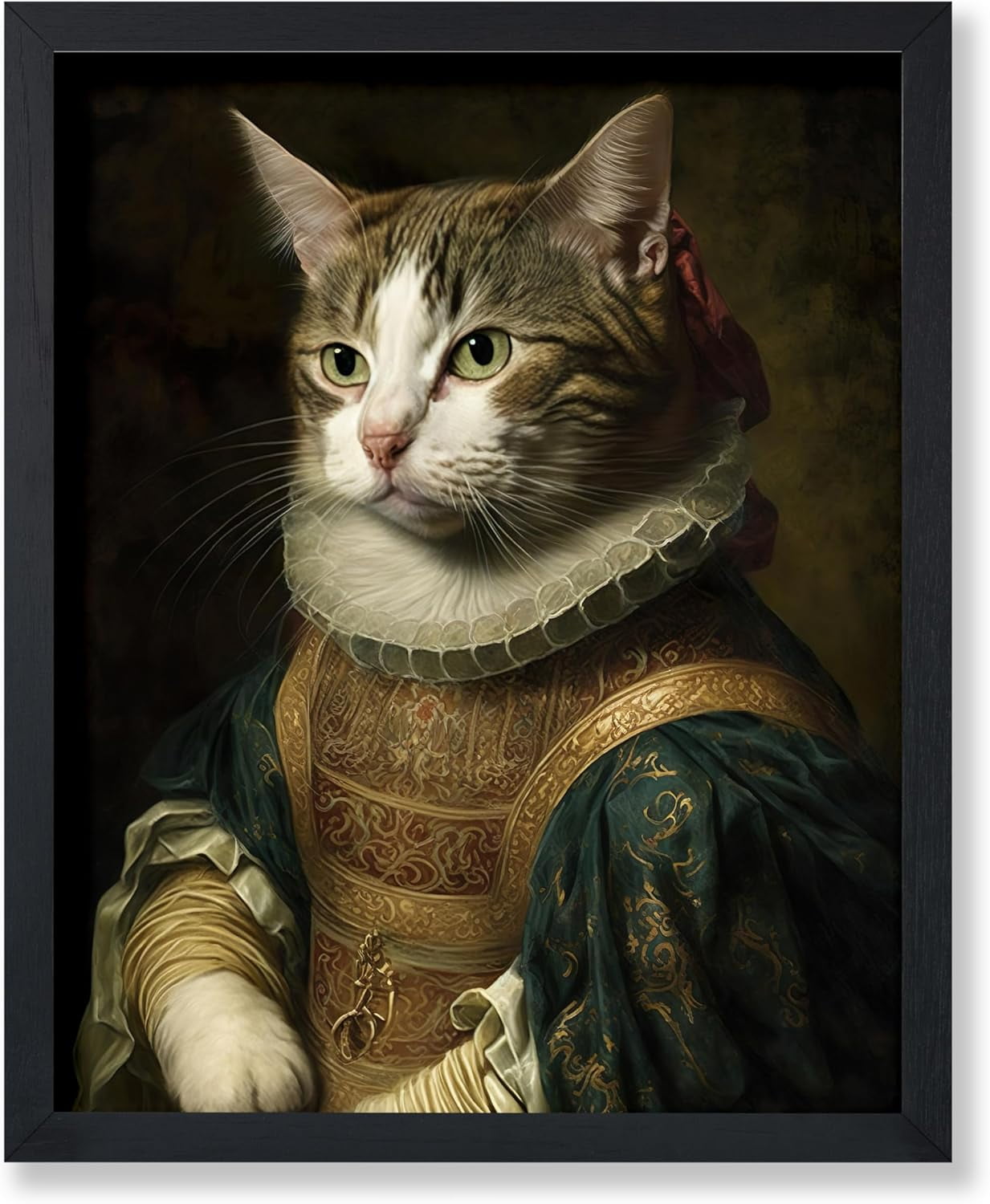 ADALE Aristocratic Goat Poster - Renaissance Print - Portrait Art ...