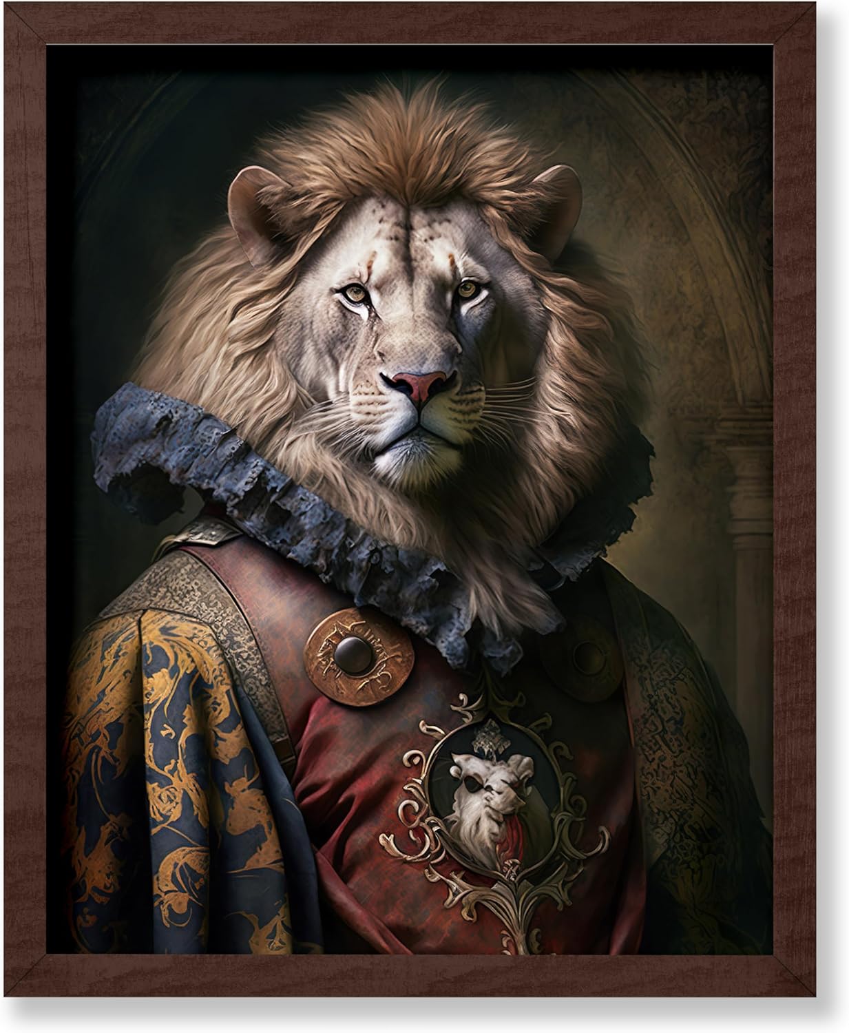 ADALE Aristocratic Goat Poster - Renaissance Print - Portrait Art ...