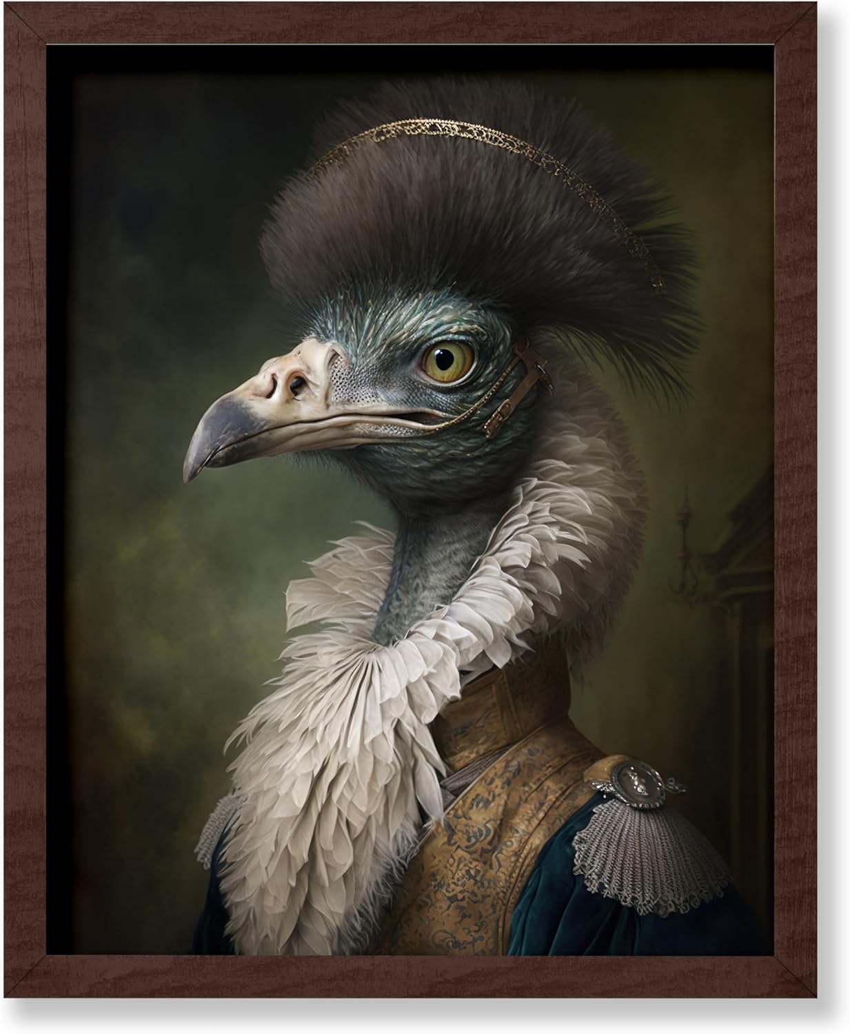 ADALE Aristocratic Goat Poster - Renaissance Print - Portrait Art ...