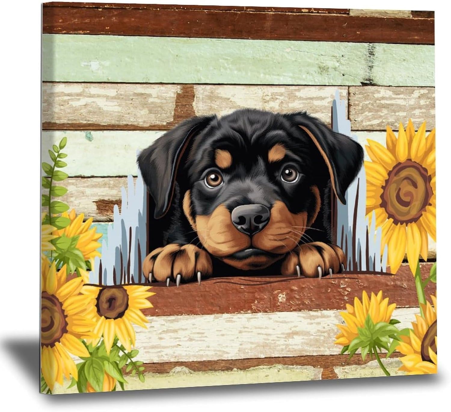ADALE Art Print Jack Russell Terrier Framed Canvas Print Wall Art Jack ...
