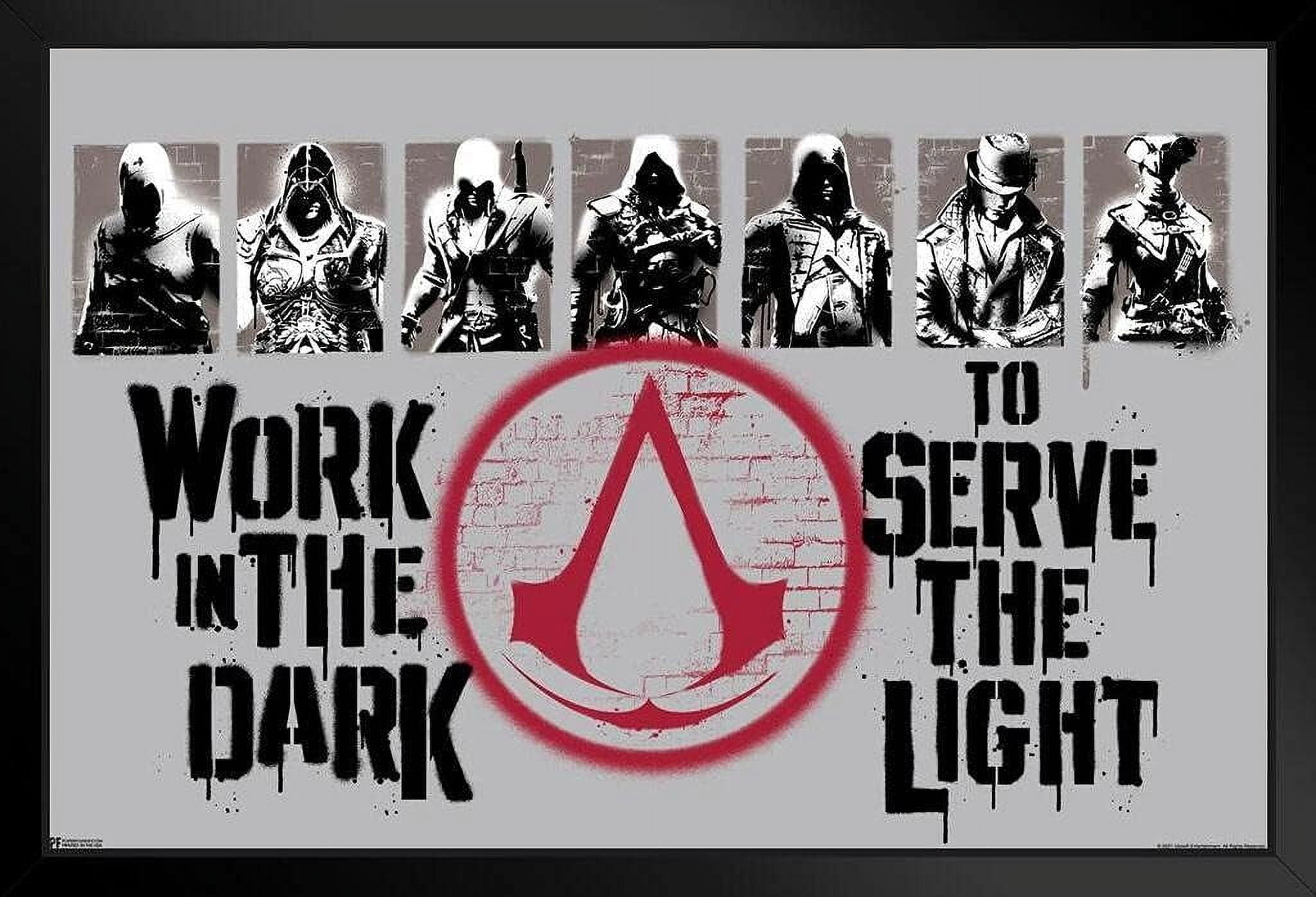 ADALE Assassins Creed Graffiti Work In the Dark to Serve the Light ...