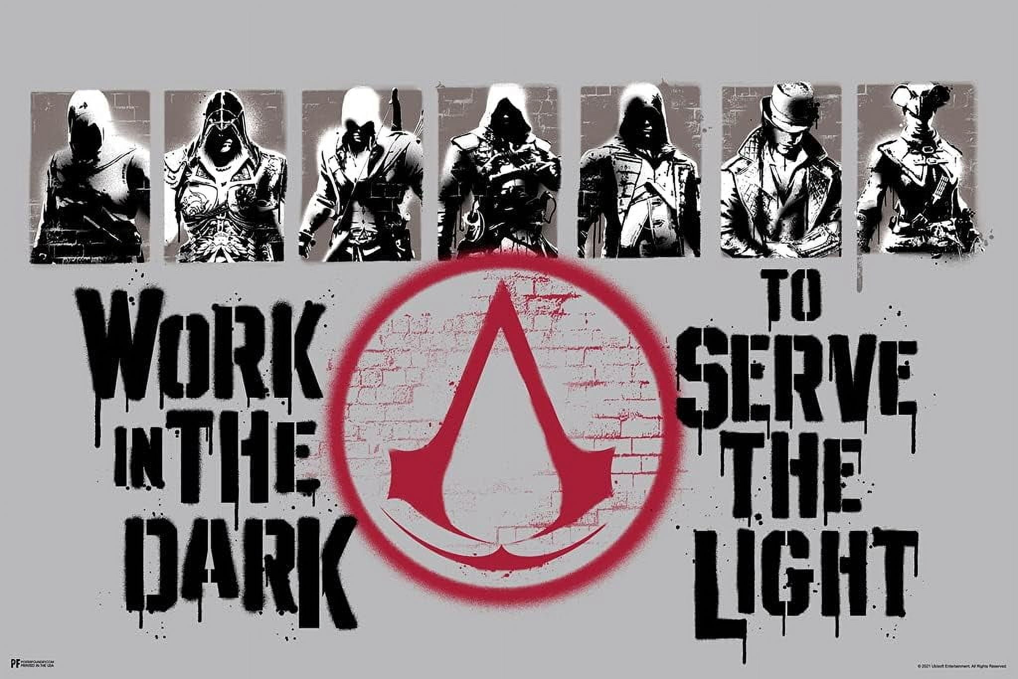 ADALE Assassins Creed Graffiti Work In the Dark to Serve the Light ...