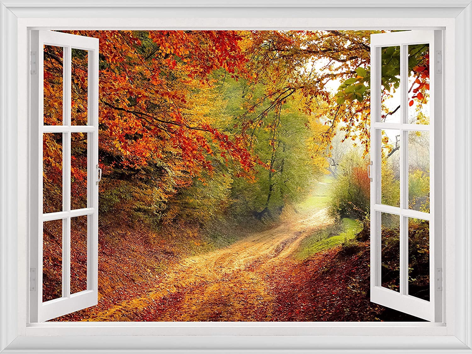 ADALE Autumn Decor Fall Tree Wall Decor, Wall Arts Kitchen Dining Room ...