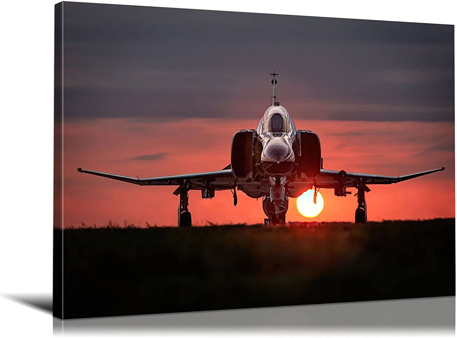 ADALE Aviation Decor F4 Phantom II Airplane Wall Decor Military Poster ...