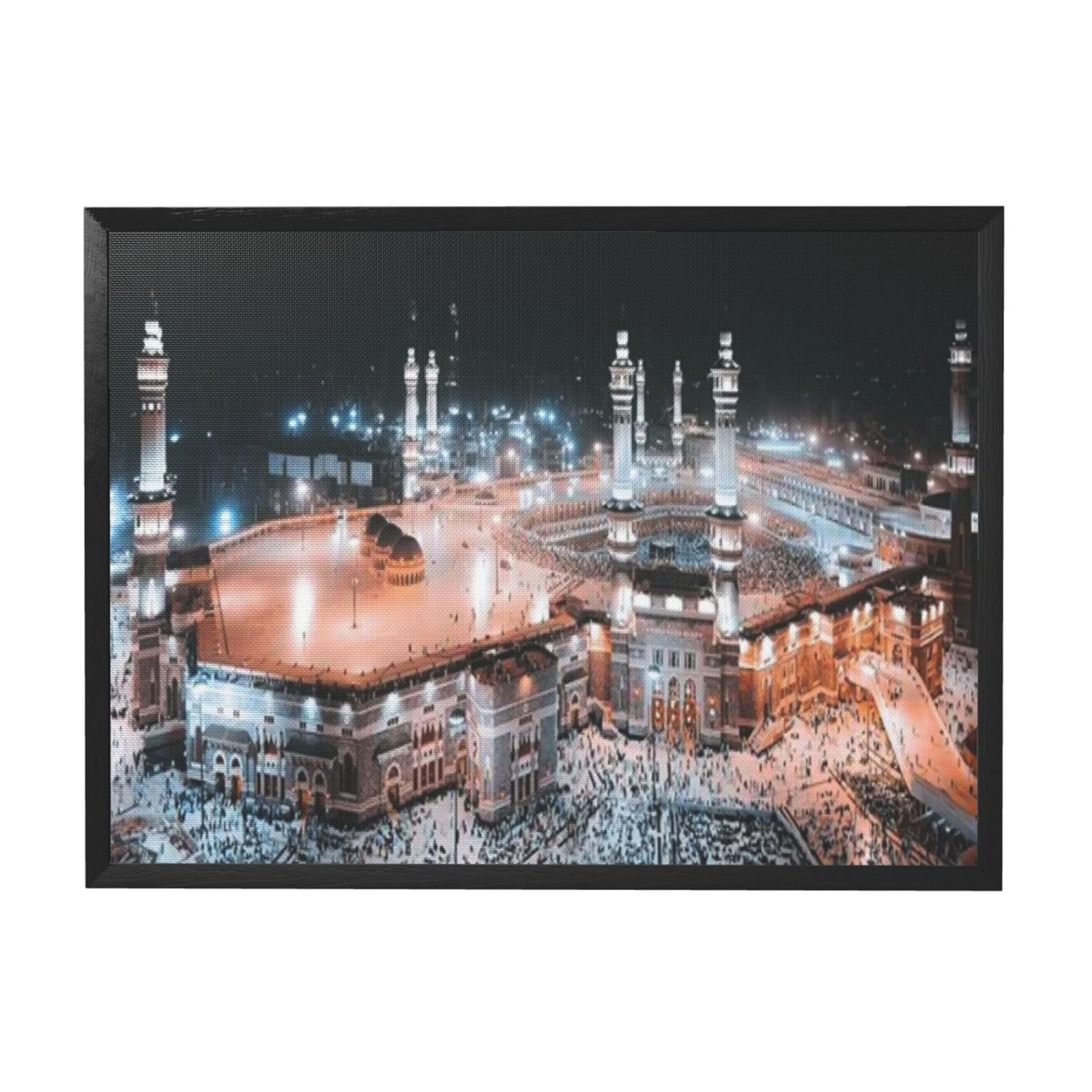 ADALE BRoleo Islamic Painting Makka Madina Posters Kaba Picture Prints On Canvas Islam Wall Art ...