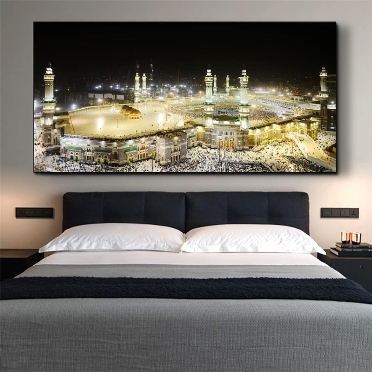 ADALE BRoleo Islamic Painting Makka Madina Posters Kaba Picture Prints ...
