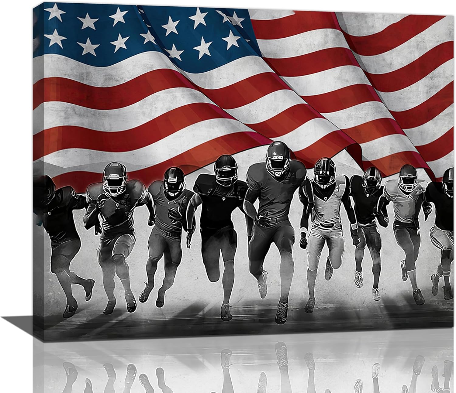 ADALE Black Bear Wall Art Window Animal Canvas Prints Forest Bears ...