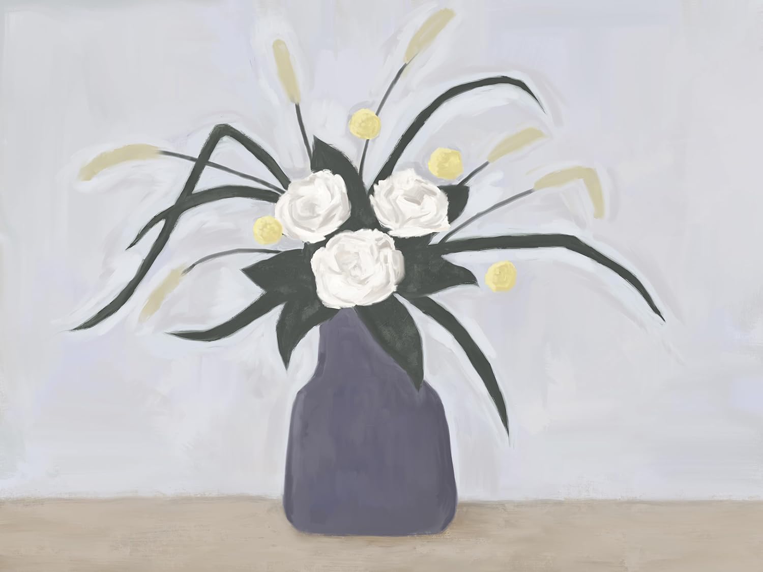 ADALE Black Cat Wall Art, Eclectic Wall Decor, Cute Preppy Cat Poster ...