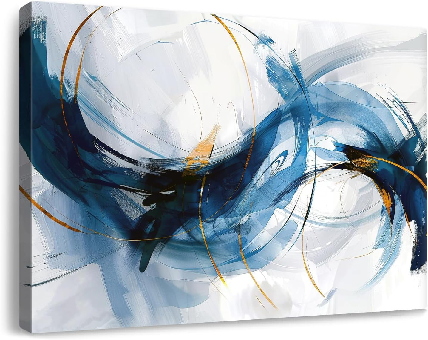 ADALE Black Gray Abstract Wall Art Abstract Canvas Pictures for Wall ...