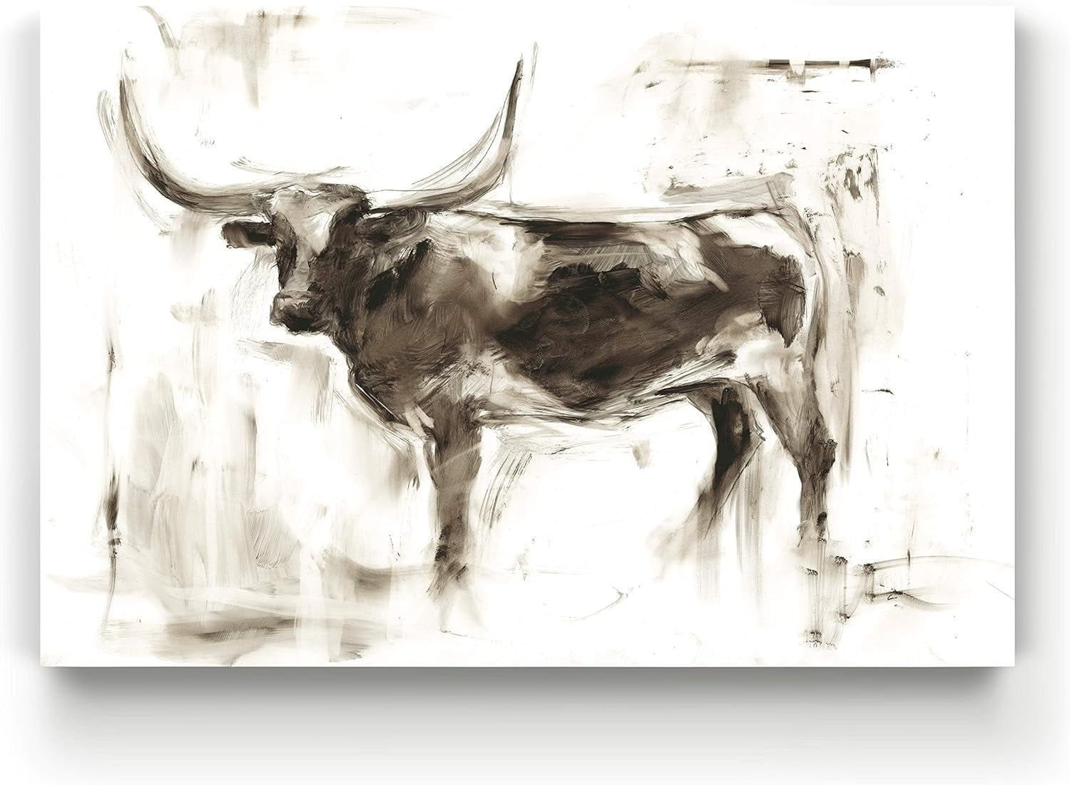 ADALE Canvas Animal Wall Art Home Paintings & Prints Bright Stary Night ...