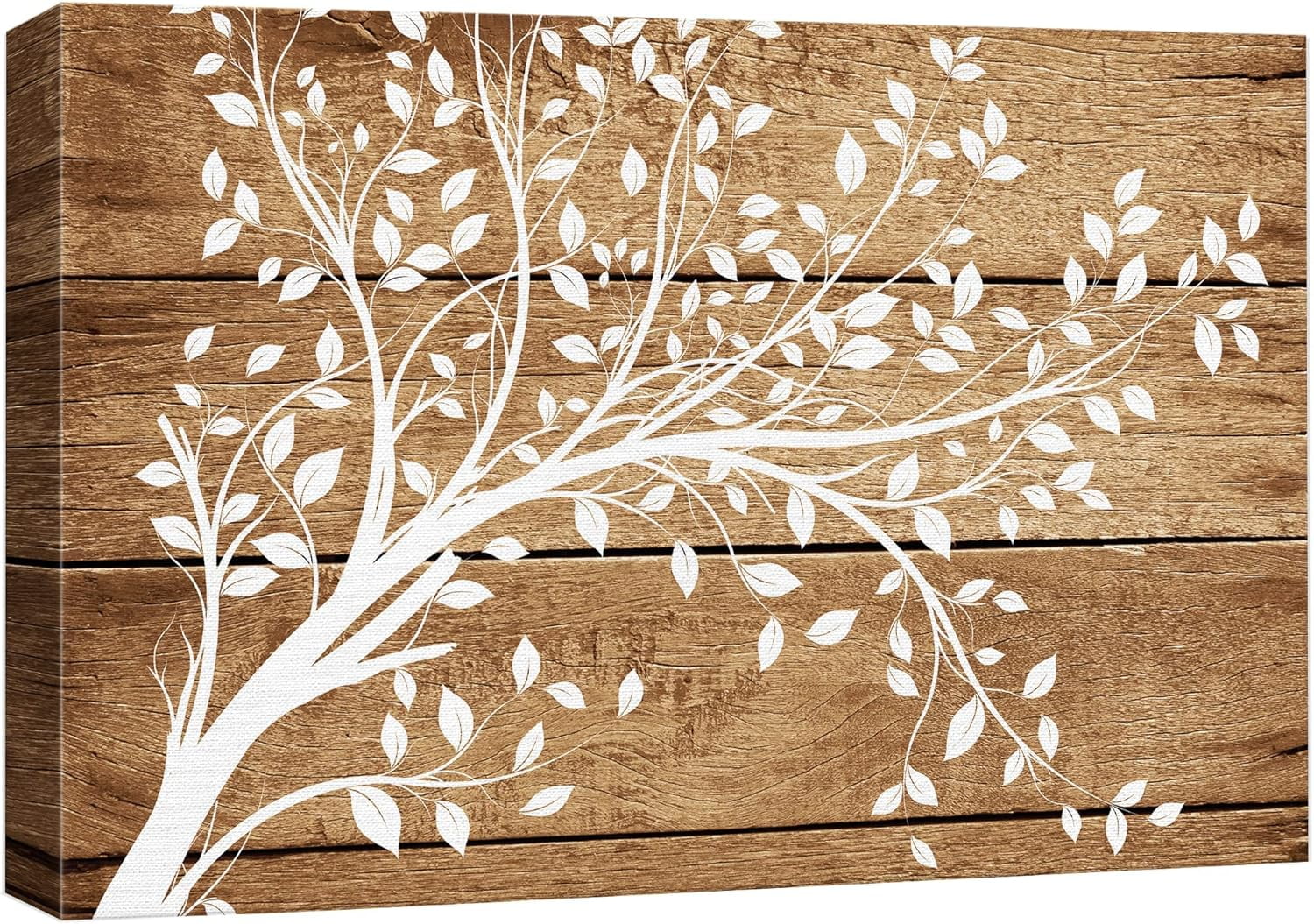 ADALE Canvas Print Wall Art Galloping White, Brown & Black Horses ...