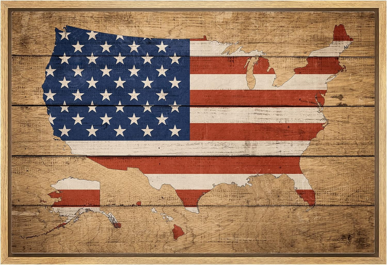 ADALE Canvas Print Wall Art Galloping White, Brown & Black Horses ...