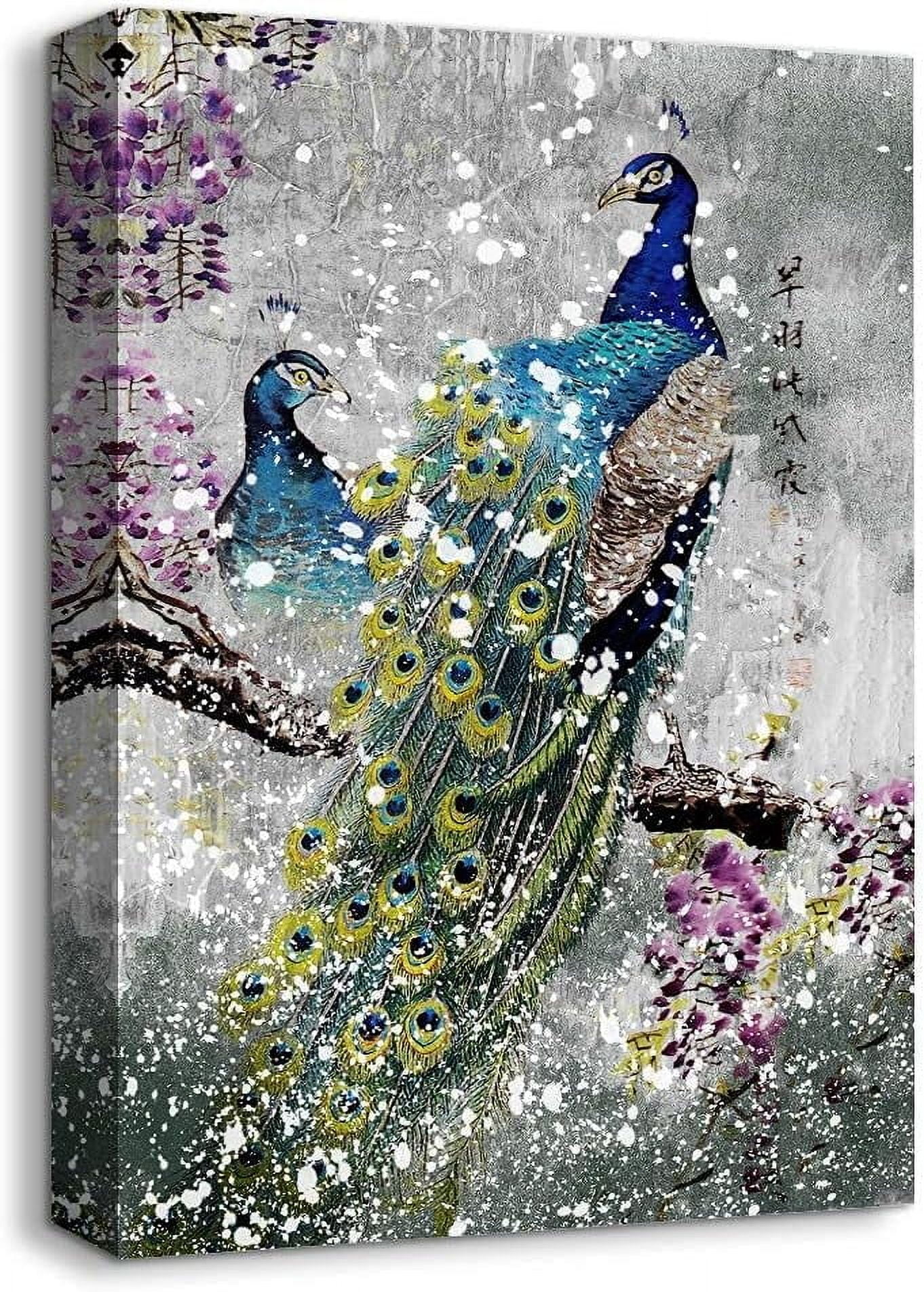 ADALE Canvas Print Wall Art Rhinoceros Portrait on Graphite Background ...