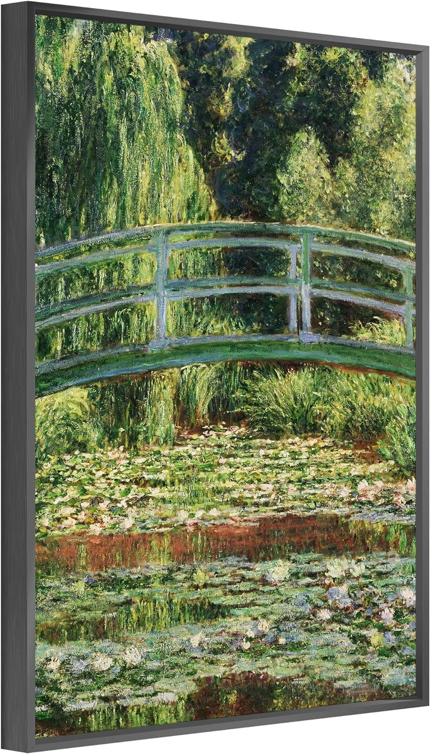 ADALE Canvas Wall Art Famous Oil Paintings, Water Lilies Claude Monet ...