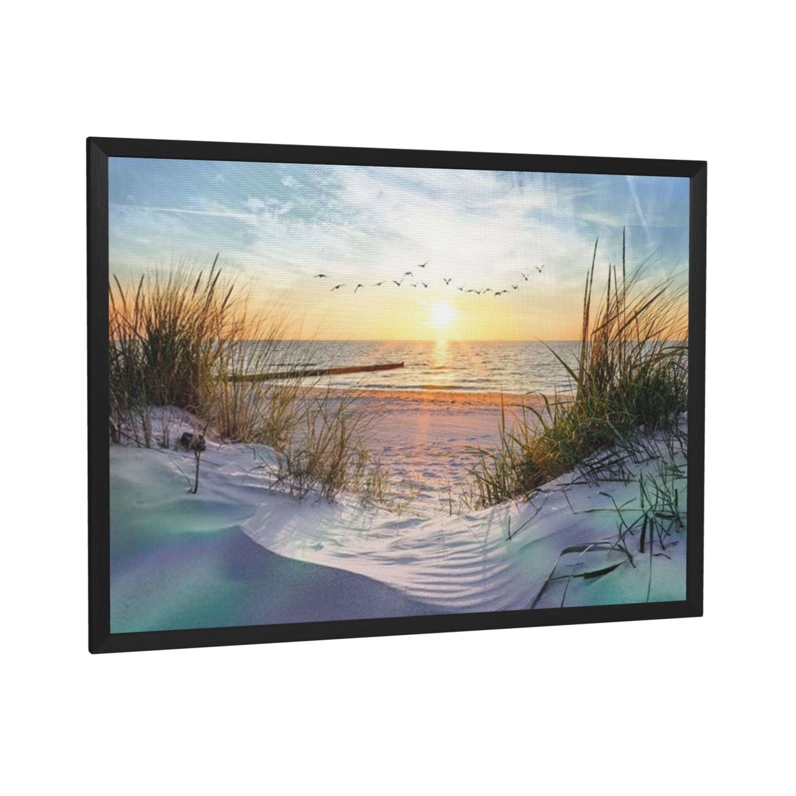 ADALE Canvas Wall Art For Living Room Wall Decor For Bedroom Blue Sea ...