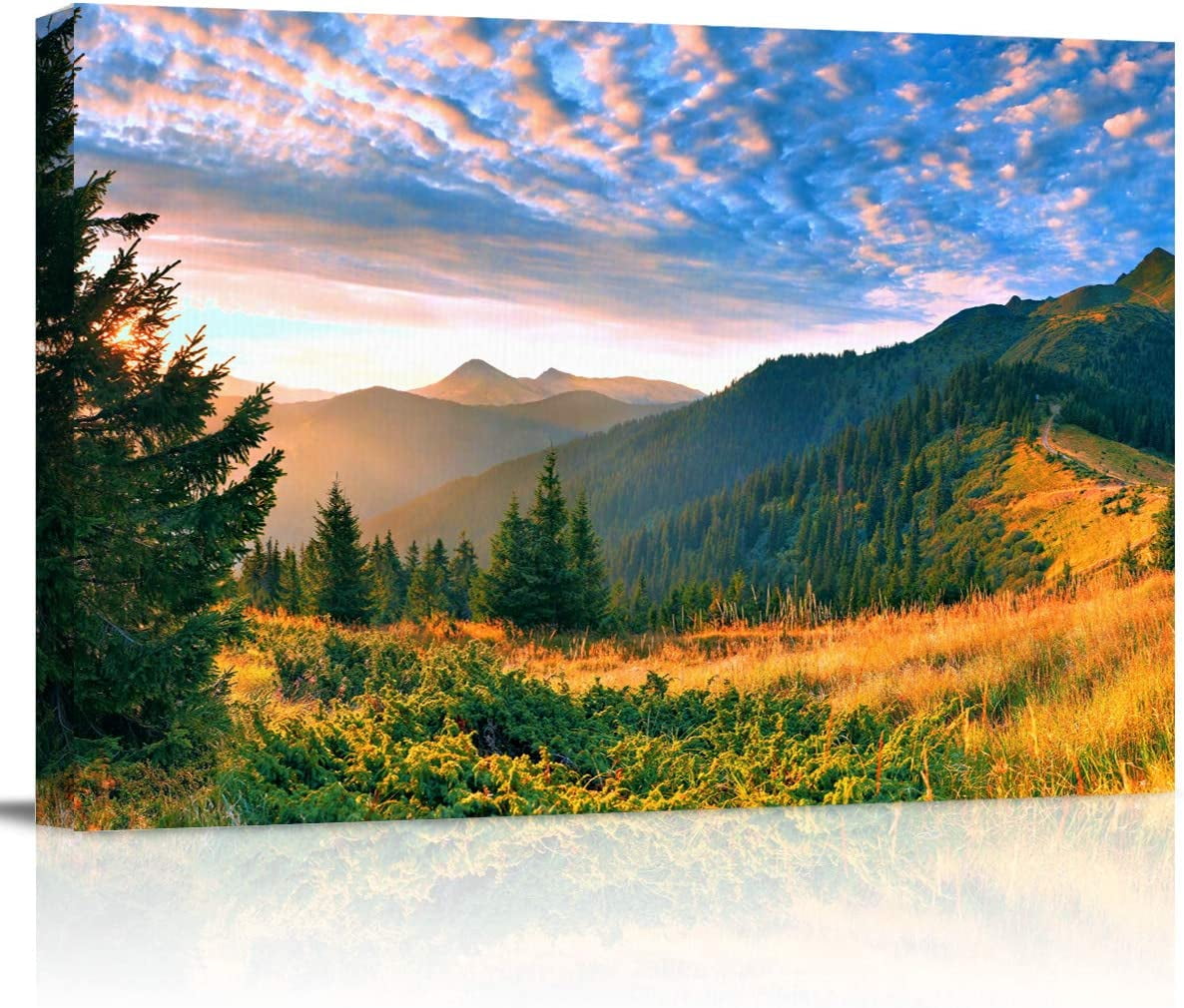 ADALE Canvas Wall Art - White Lotus and Black Zen Stones Picture ...