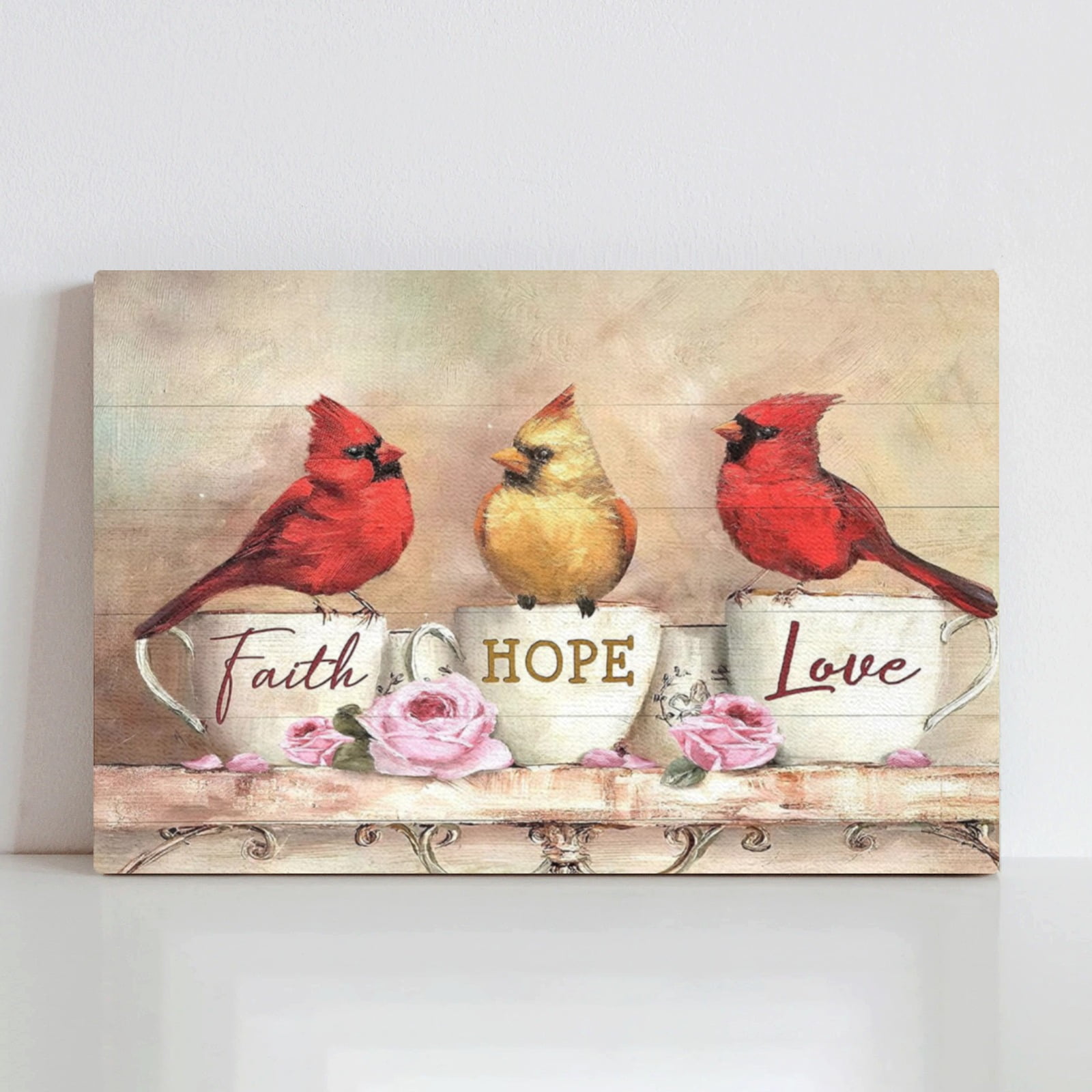 ADALE Cardinal Wall Art - Christian Wall Art for Wall Decor with ...