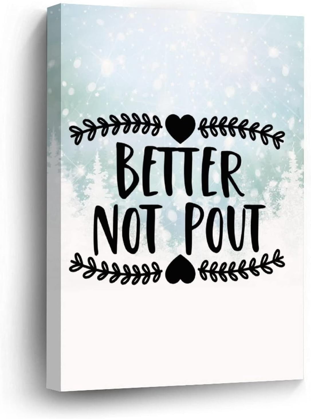 ADALE Christmas Canvas Wall Art fa La La La Quote Sayings Poster Prints ...