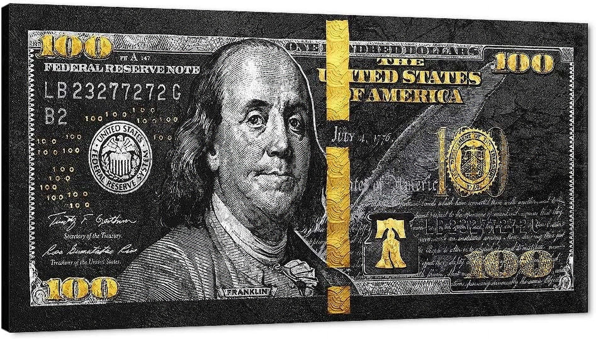 ADALE Dollars Money Posters and Prts Culture Style Street Art ...