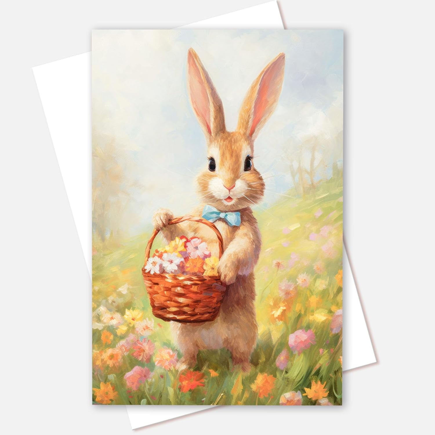 ADALE Easter Rabbit Picture Wall Art, Baby Bunny Rabbit Poster ...