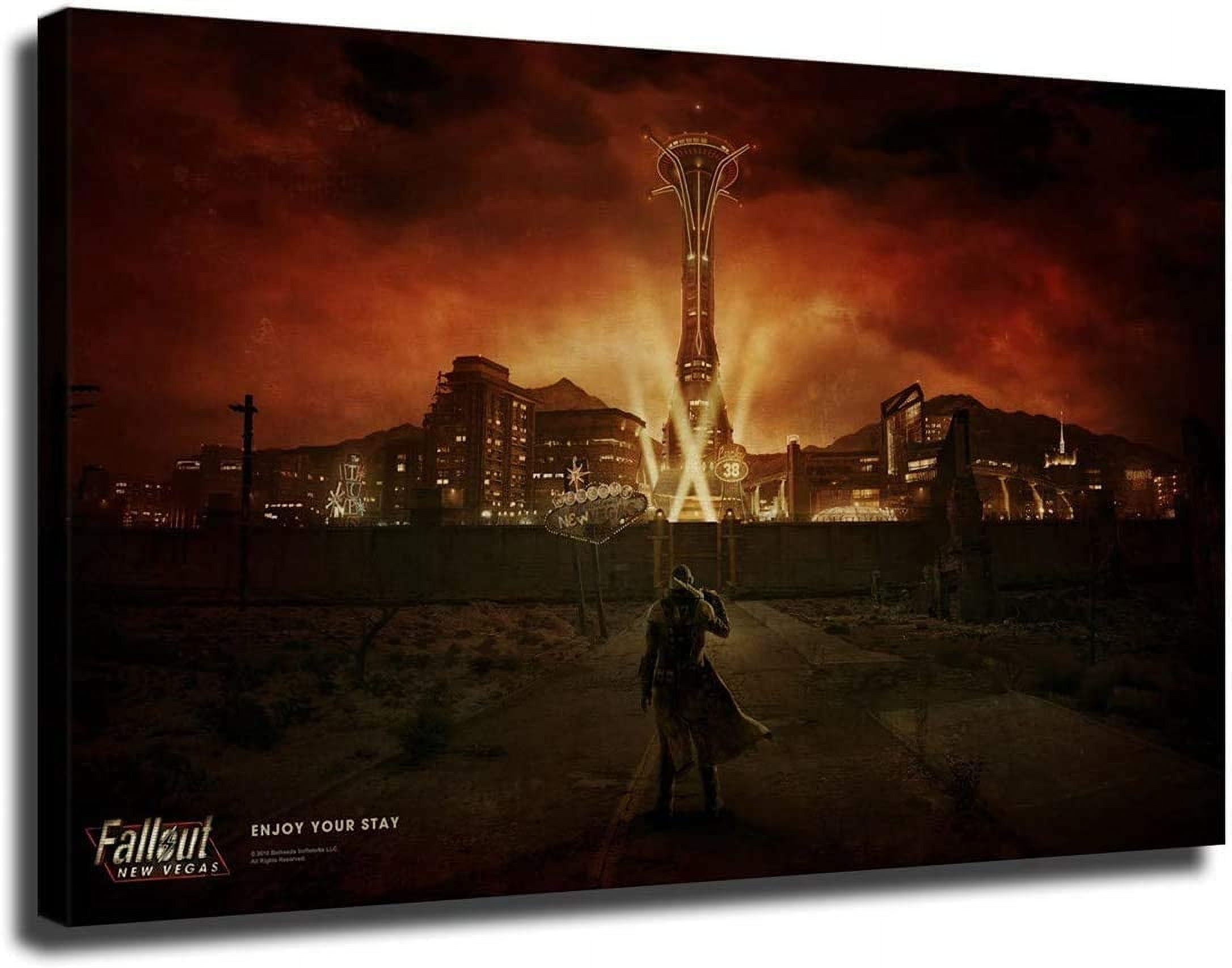 ADALE Fallout New Vegas,Poster Wall Art Home Wall Decorations for ...