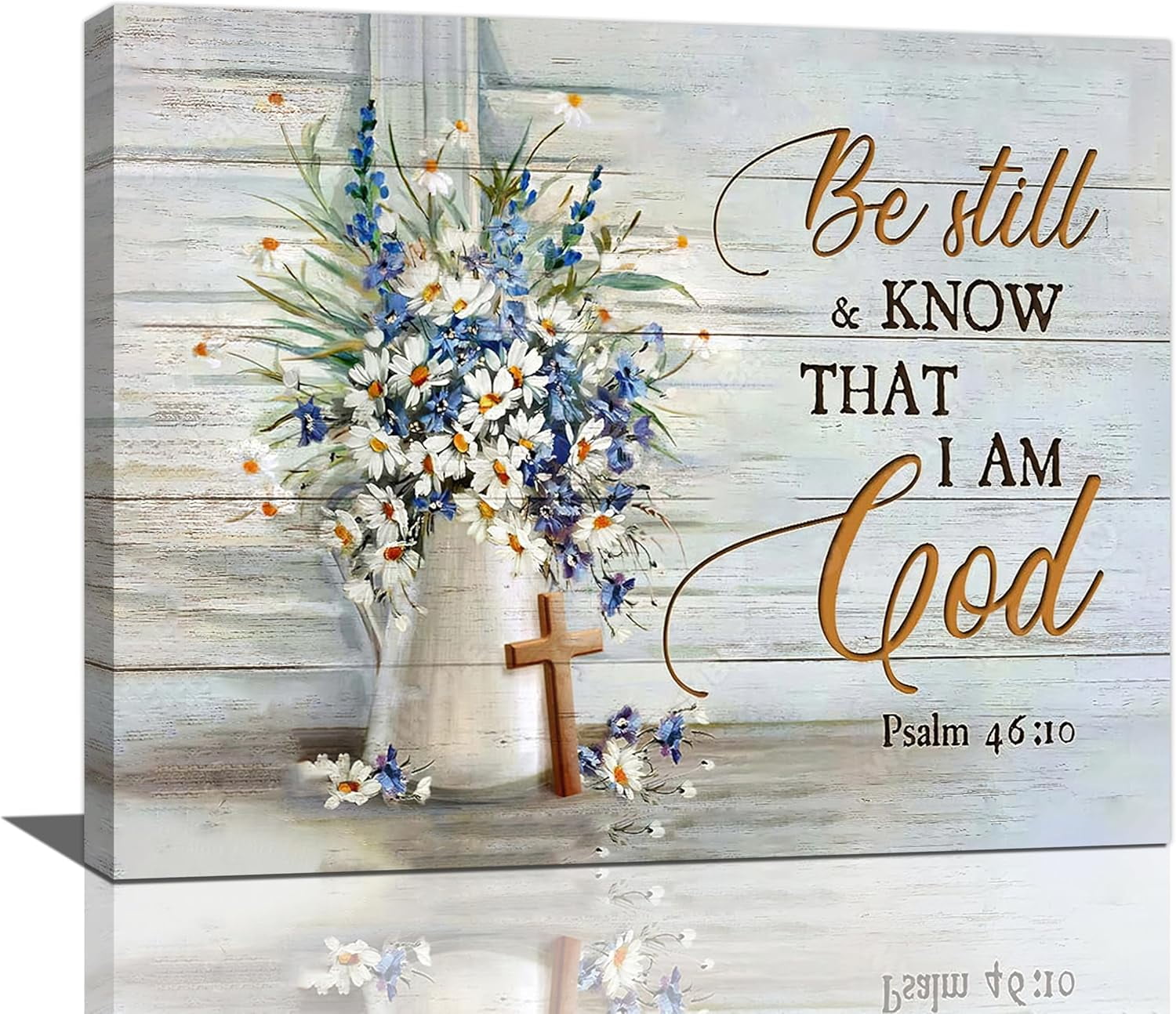 ADALE Farmhouse Christian Wall Art Bible Verse Scripture Wall Decor ...