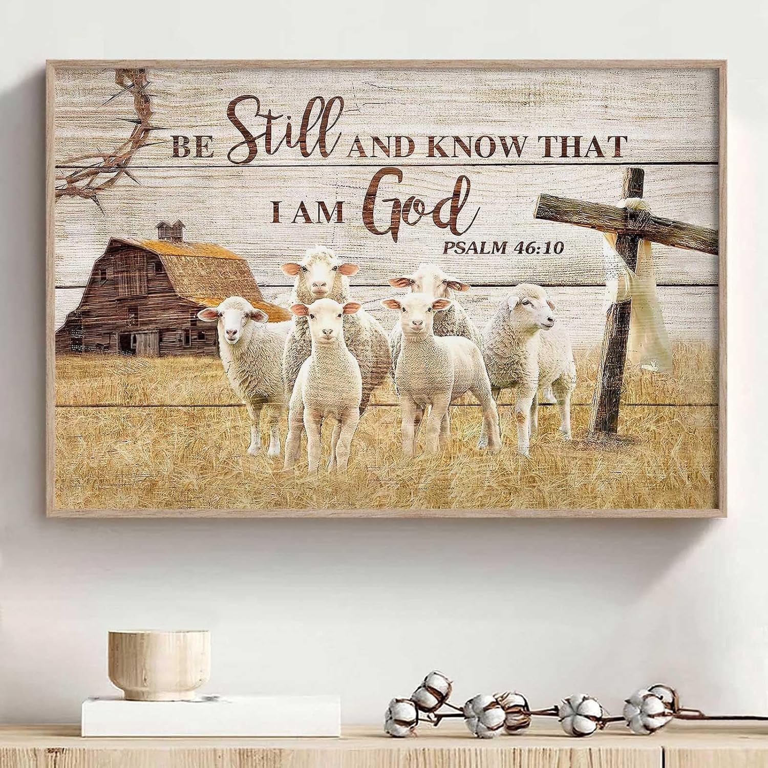 ADALE Farmhouse Donkey Wall Art Country Animal Pictures Cute Donkey ...