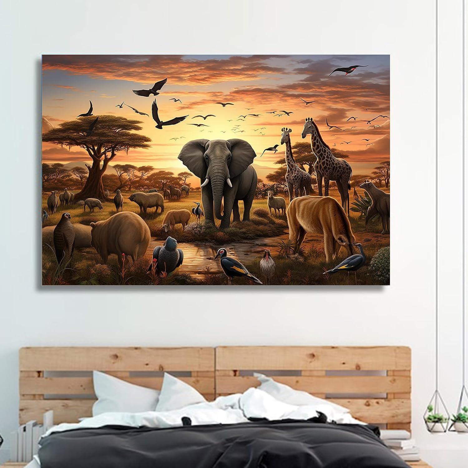 ADALE Farmhouse Rabbit Wall Art Vintage Animals Vintage Rabbit Prints ...