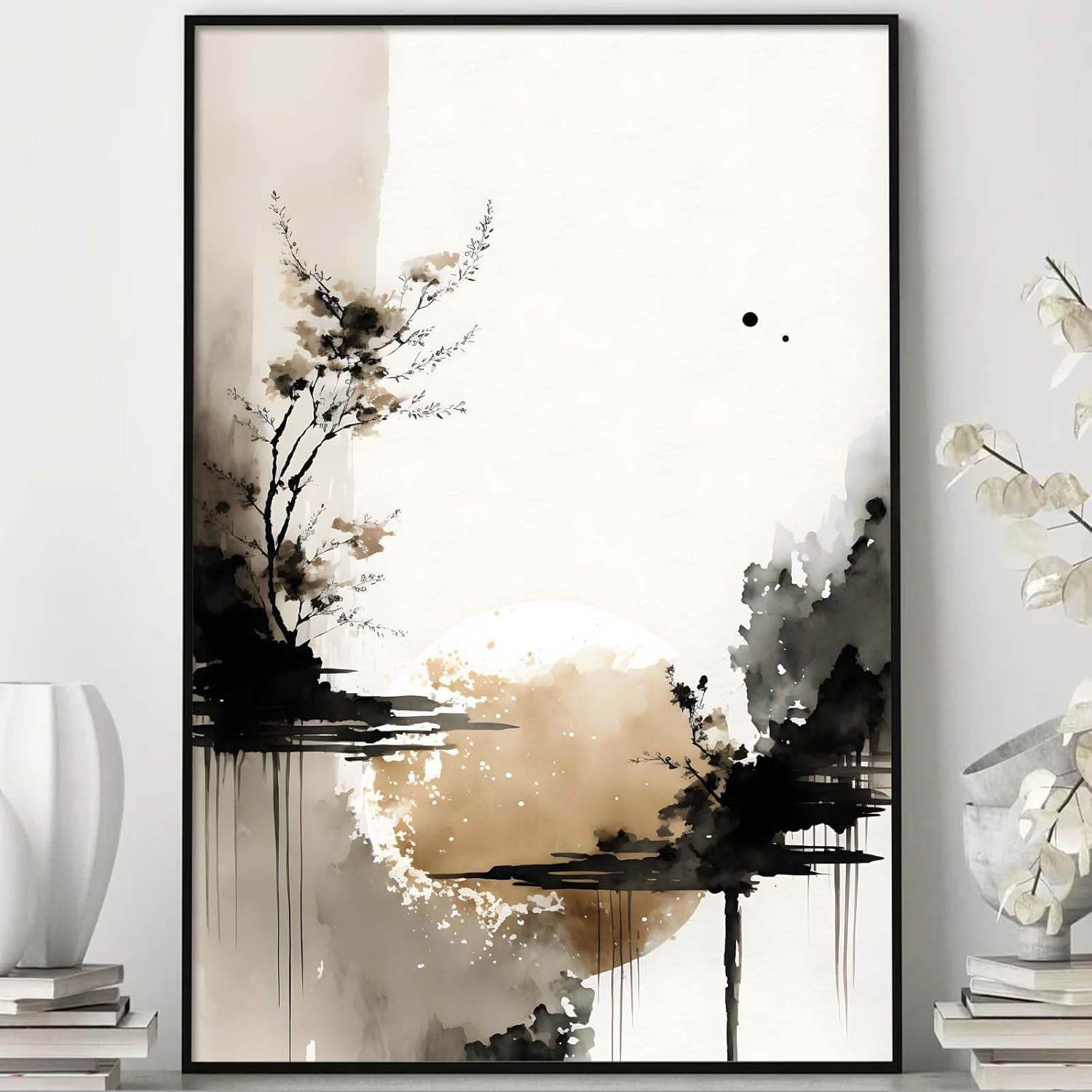 ADALE Farmhouse Rabbit Wall Art Vintage Floral Bunny Print Cute Bunny ...