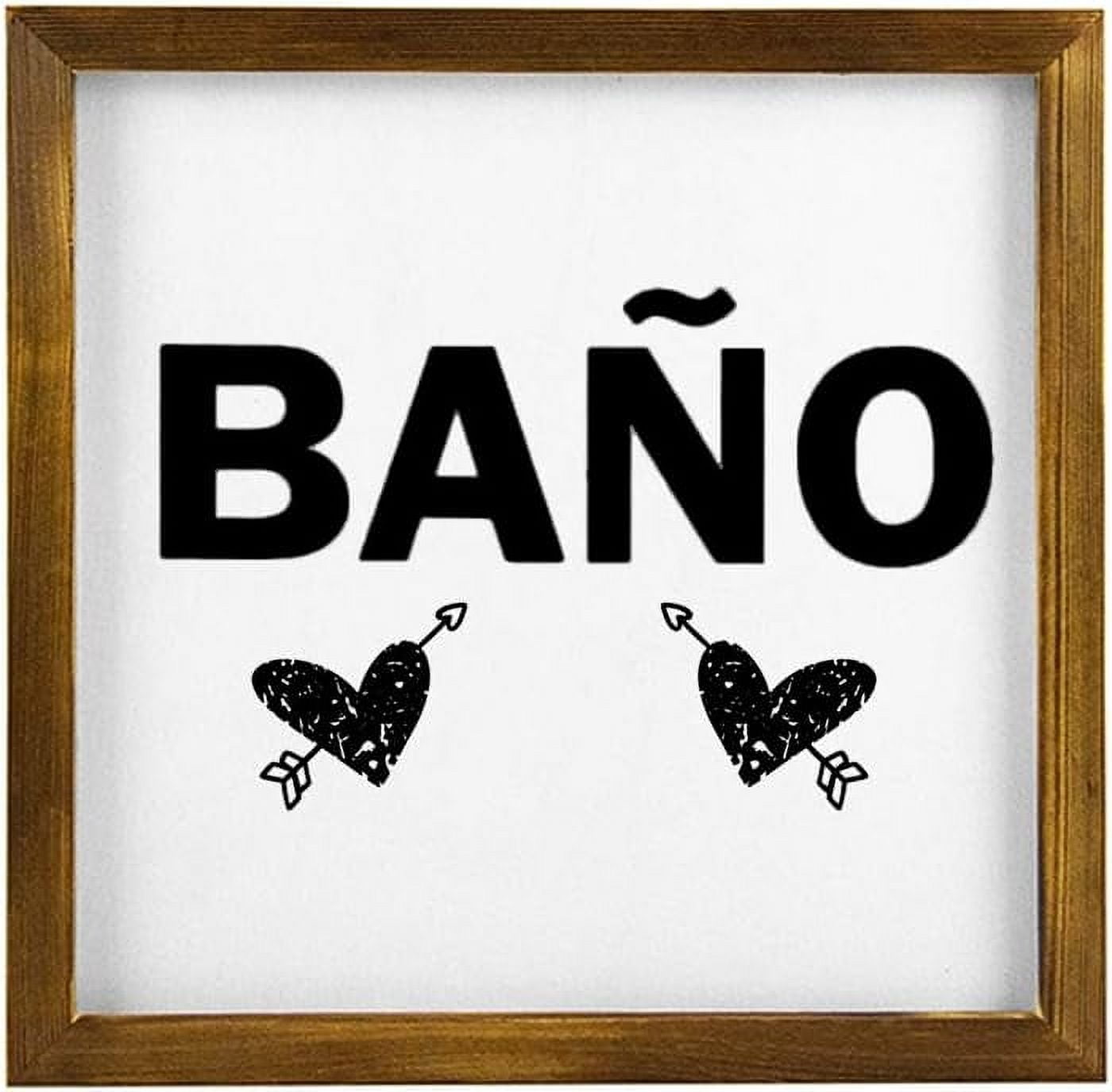 ADALE Farmhouse Wood Sign Wooden Verse Vintage Framed Wood Signs Wall ...