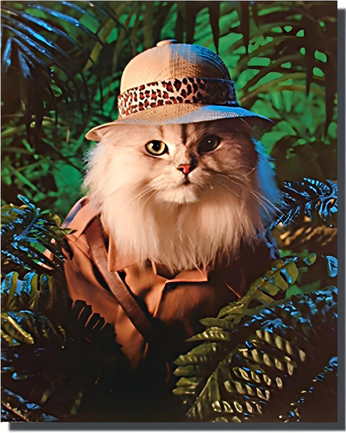 ADALE Funny Kittens Animal Safari Cat Cute Wall Decor Kids Room Art ...